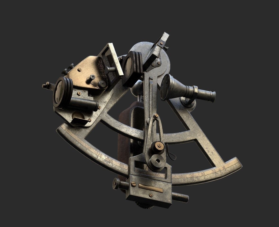 3D model Precision Sextant VR / AR / low-poly | CGTrader