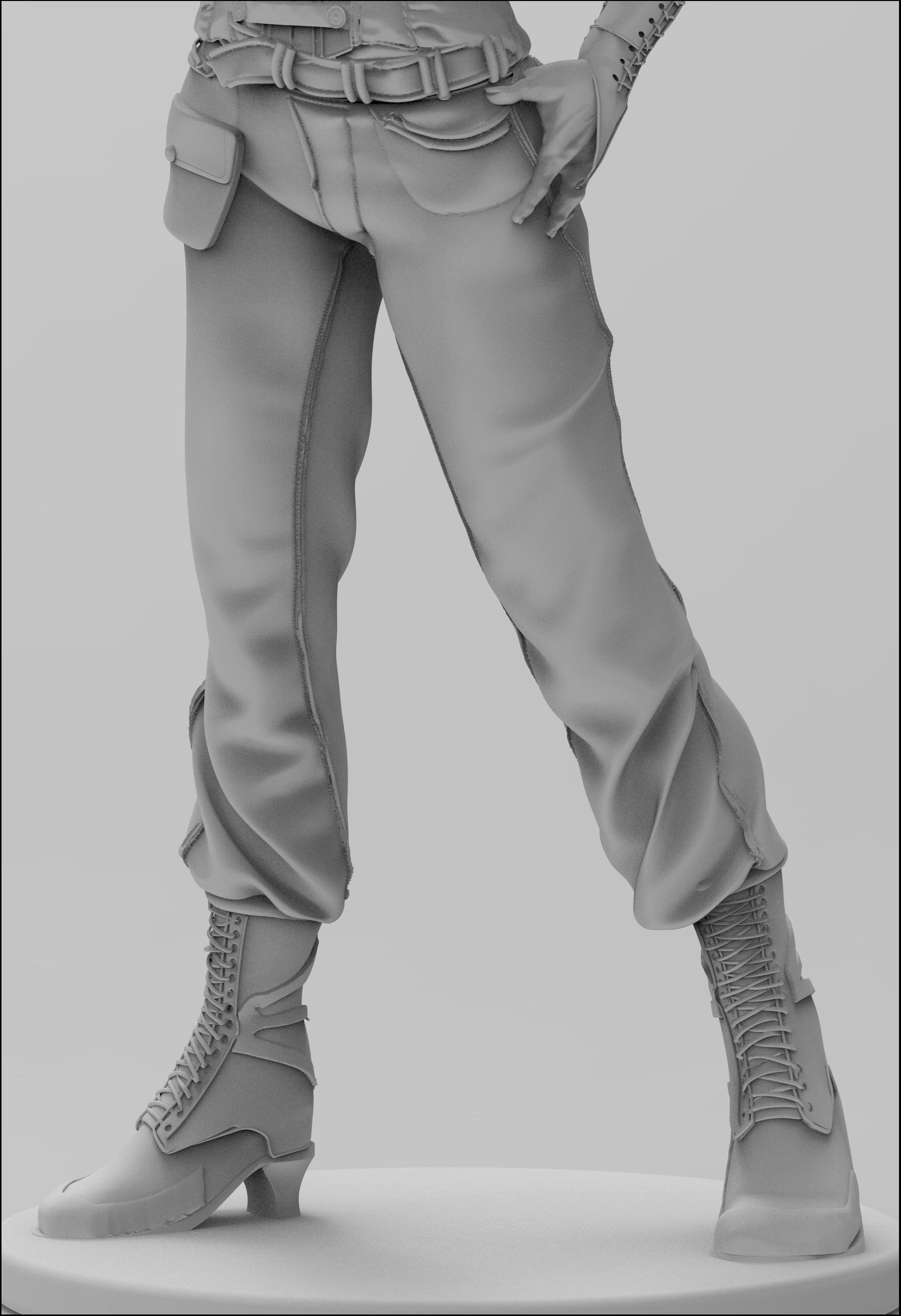 Steampunk Woman 3 3D model 3D printable | CGTrader