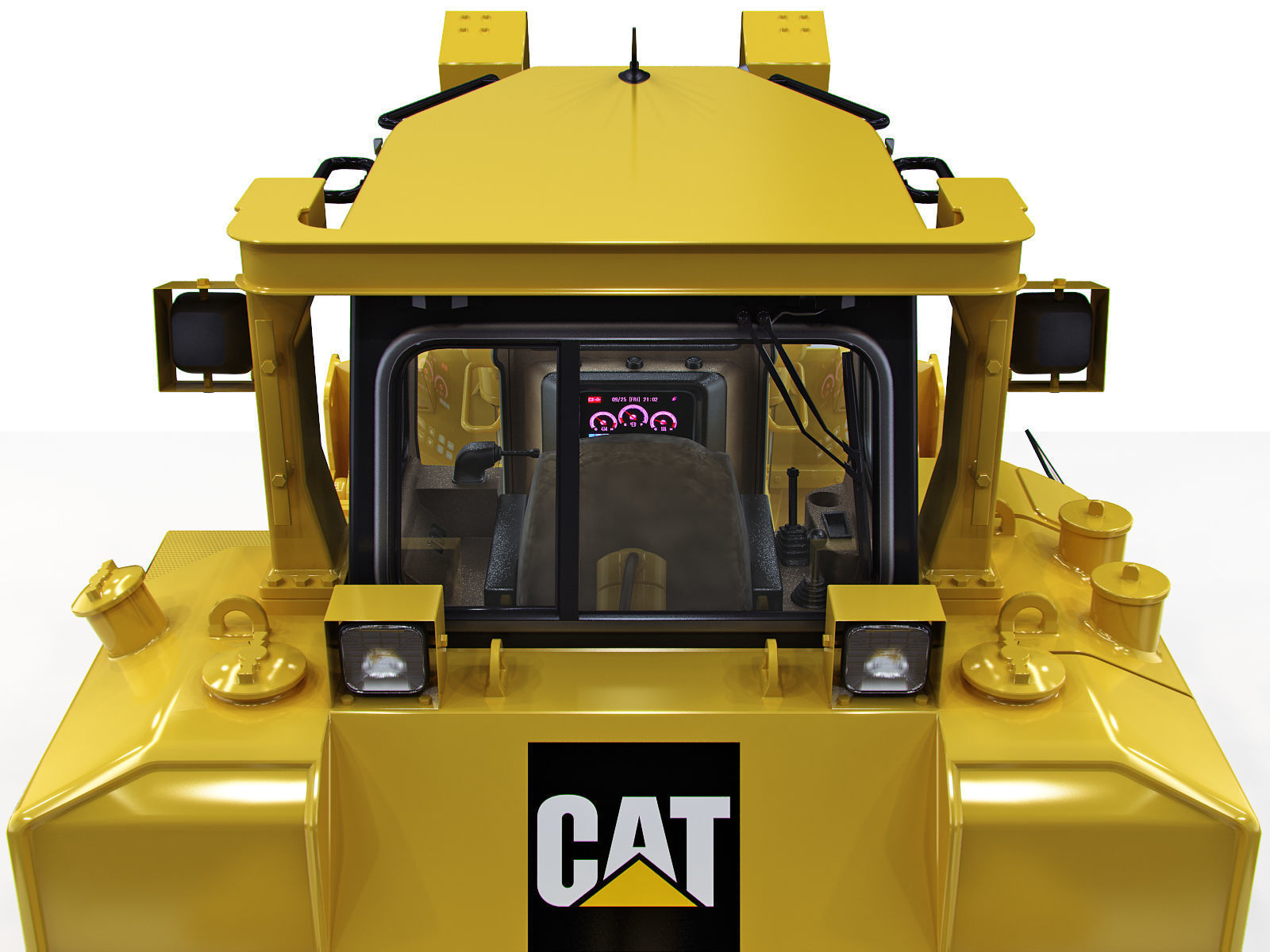 Crawler Dozer D6R 3D model | CGTrader
