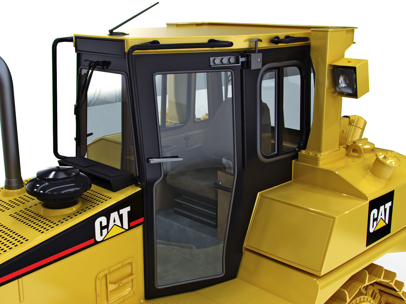 Crawler Dozer D6R 3D model | CGTrader
