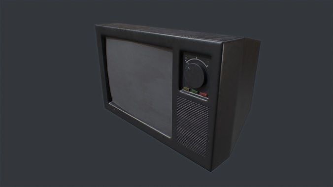 3D model TV Set box VR / AR / low-poly | CGTrader