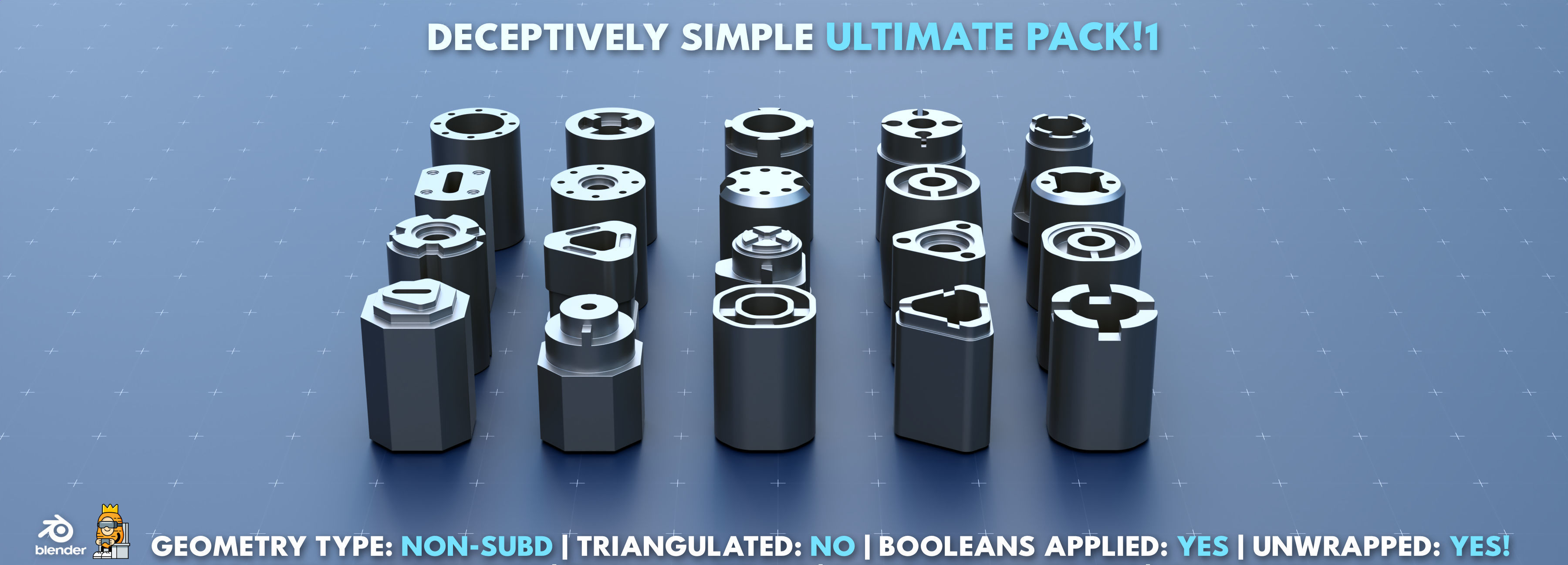 Simple Kitbash Bundle Ultimate Pack 1 3D model | CGTrader