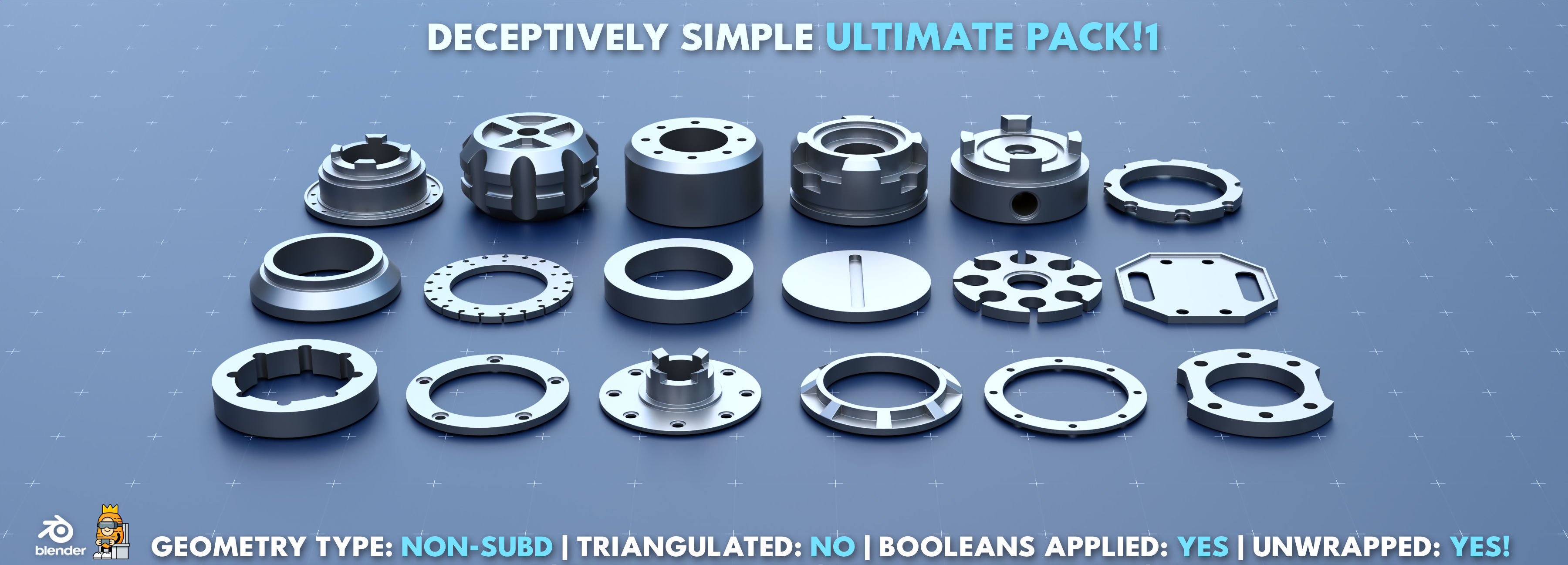 Simple Kitbash Bundle Ultimate Pack 1 3D model | CGTrader