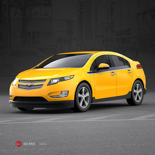 3D model Chevrolet Volt 2010 VR / AR / low-poly | CGTrader