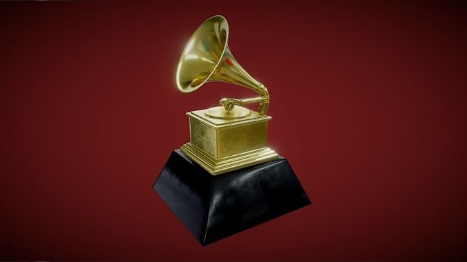 The Grammy Awards Statuette Trophy 3D model | CGTrader