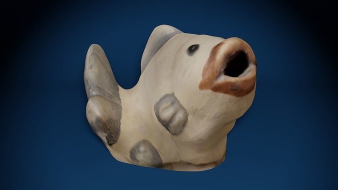 3D model Ceramic Fish Photoscan VR / AR / low-poly | CGTrader