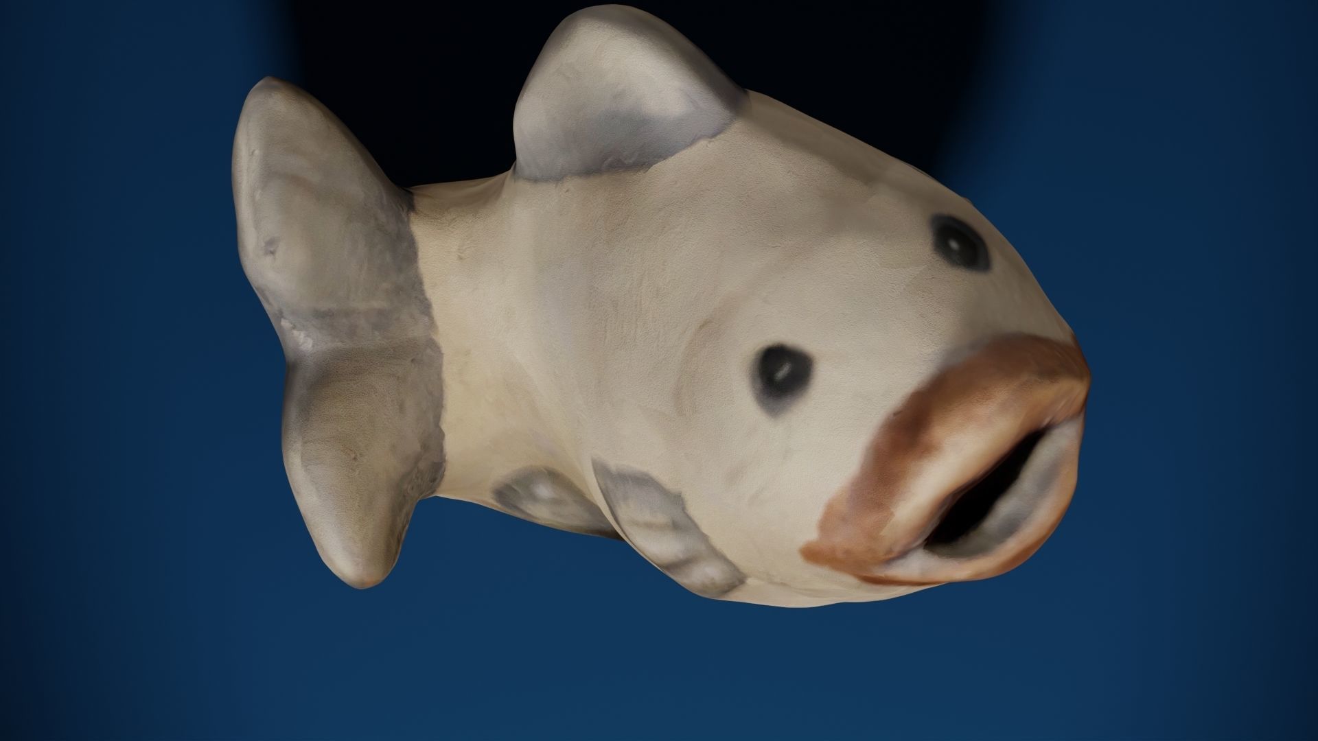 3D model Ceramic Fish Photoscan VR / AR / low-poly | CGTrader