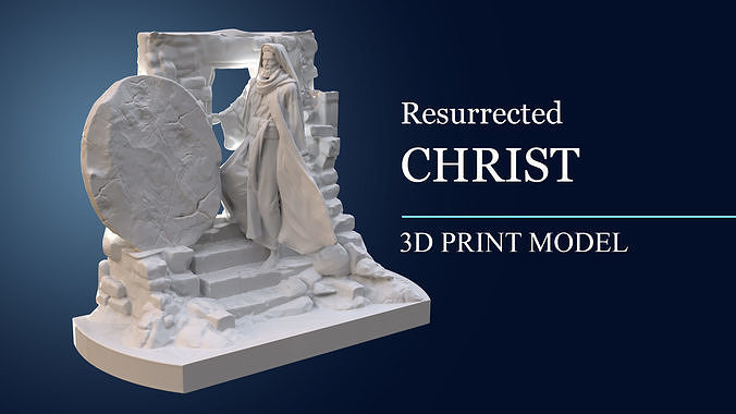 Resurrected Christ 3d Model 3d Printable Cgtrader