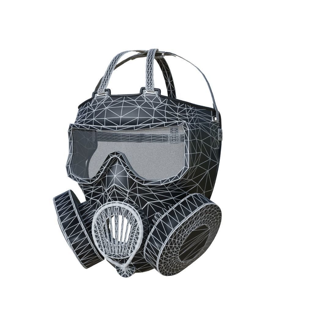 3D model Gas Mask VR / AR / low-poly | CGTrader