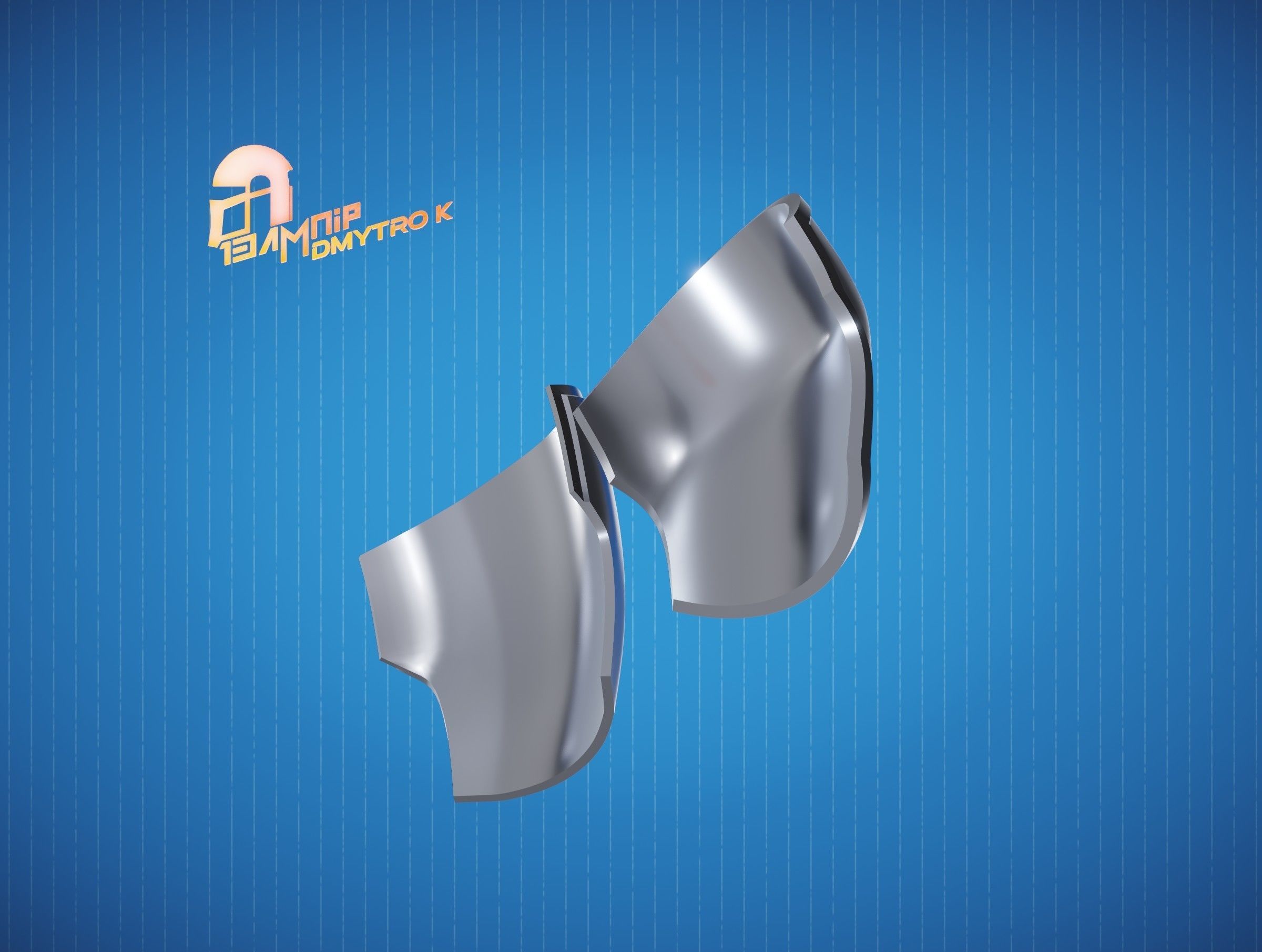 Custom Mandalorian Shoulder Armor 3D model 3D printable | CGTrader