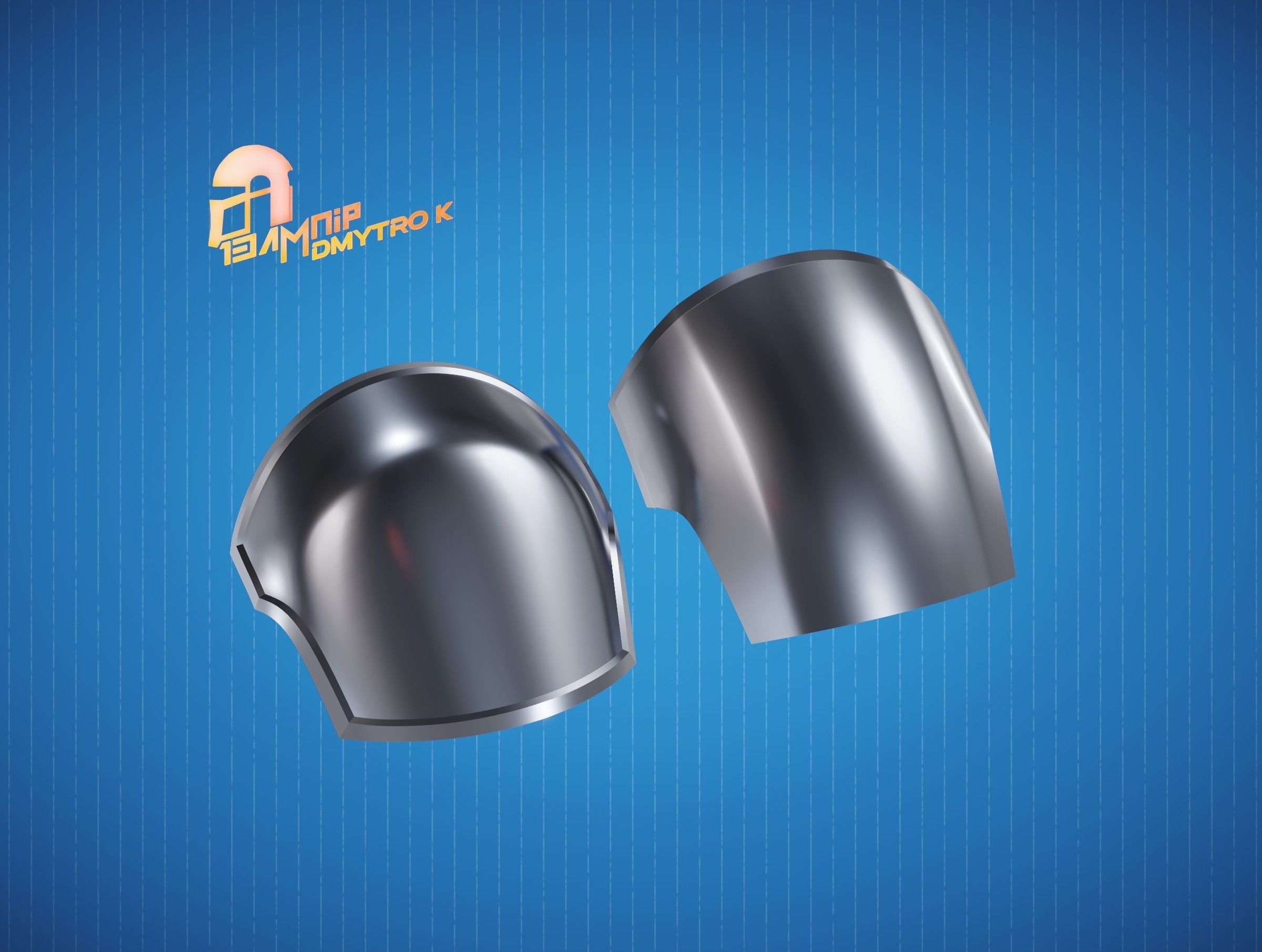 Custom Mandalorian Shoulder Armor 3D model 3D printable | CGTrader