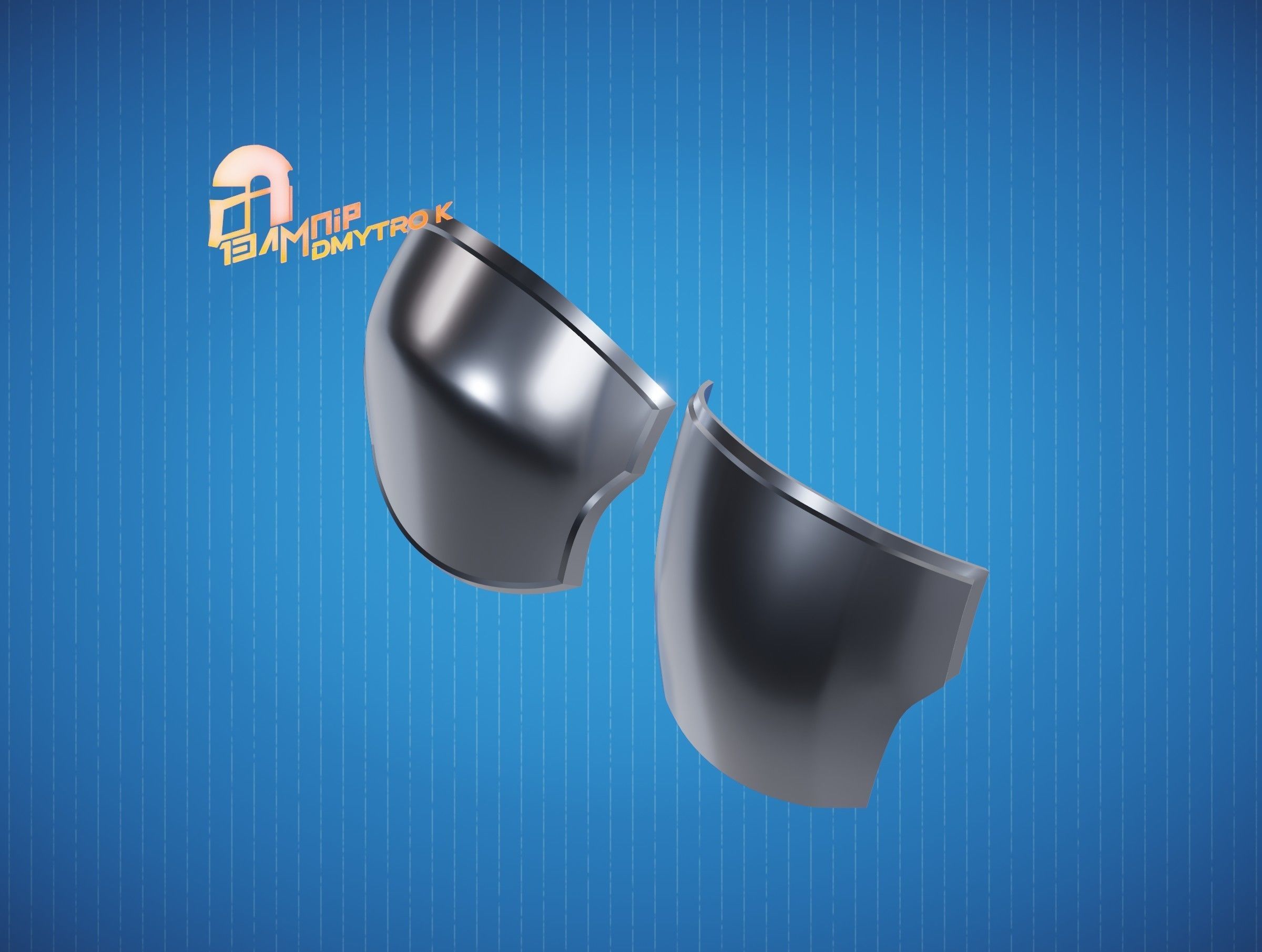 Custom Mandalorian Shoulder Armor 3D model 3D printable | CGTrader