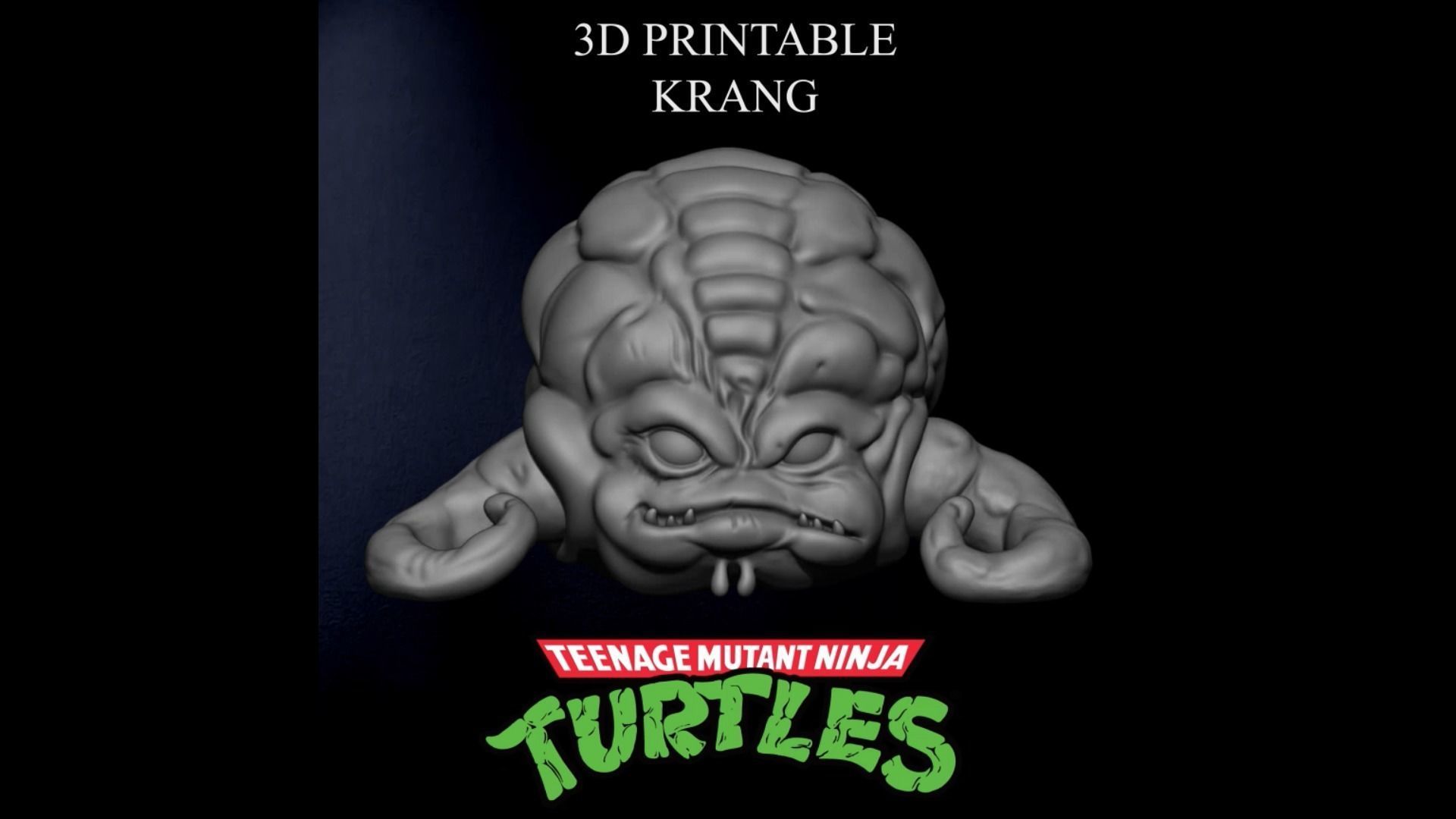 3D PRINTABLE KRANG 80s CARTOON NINJA TURTLES TMNT 3D model 3D printable ...