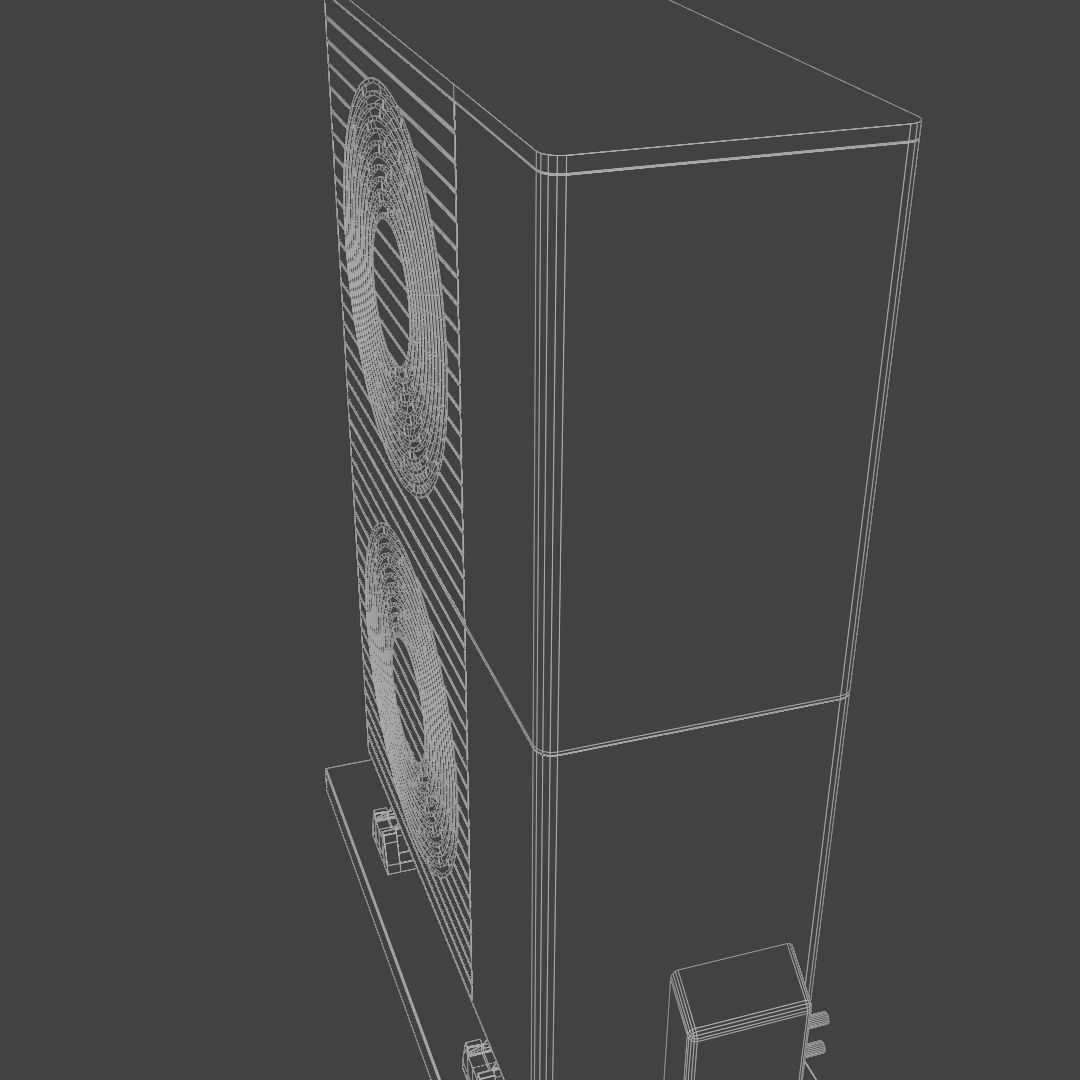 Heat pump 3D model | CGTrader