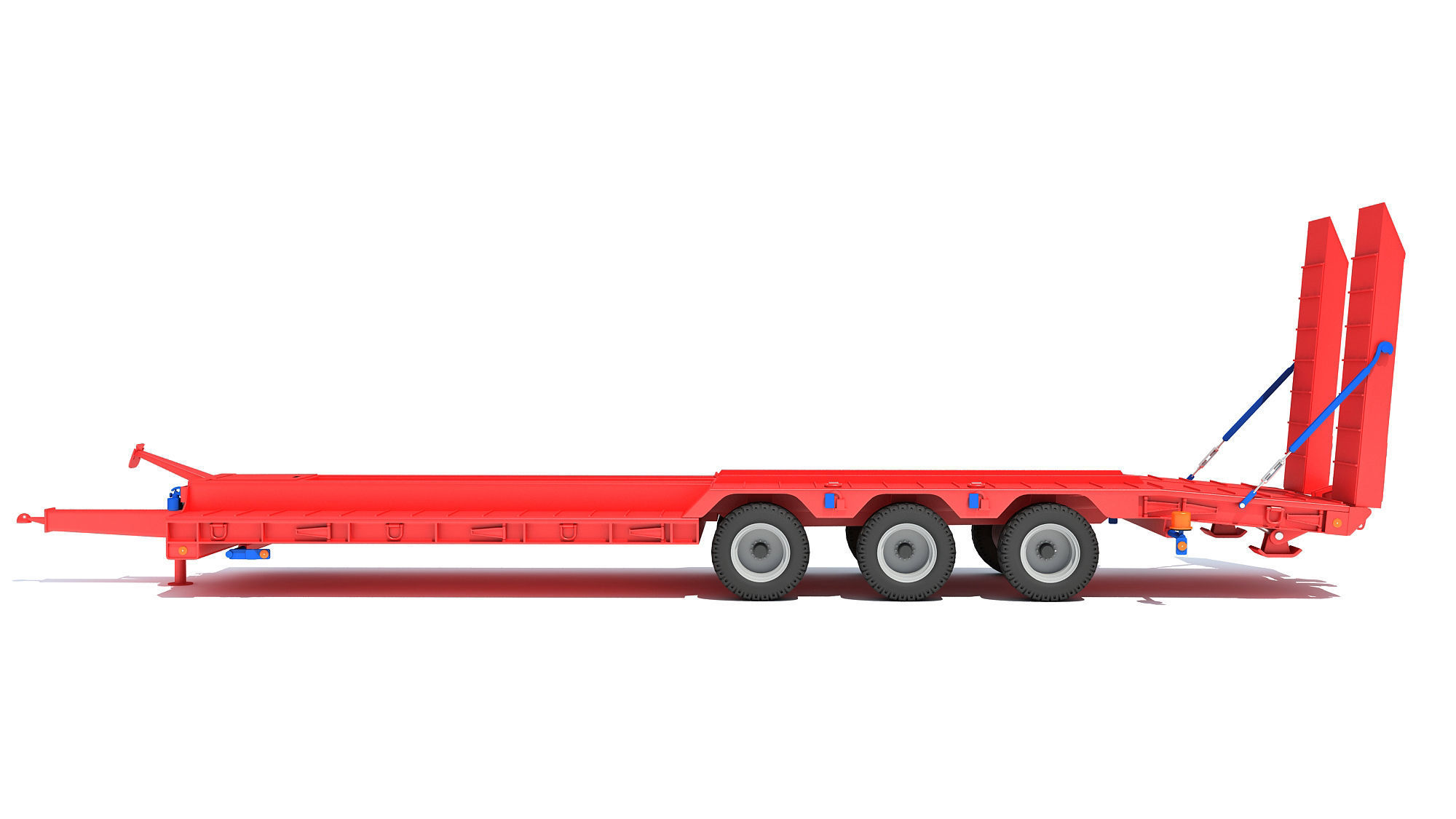 Platform Trailer 3D model | CGTrader