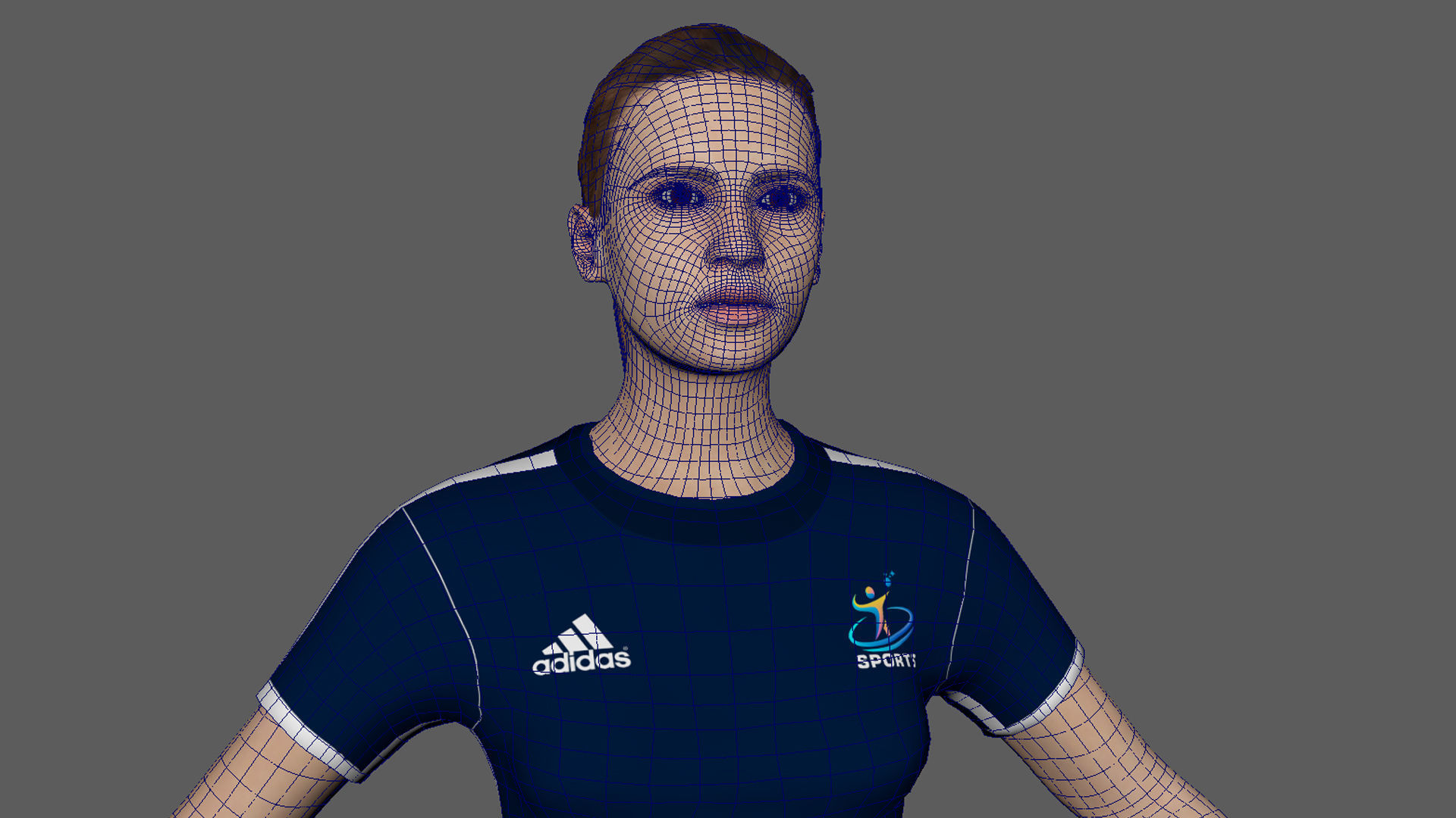Female Volleyball Player 3D model | CGTrader