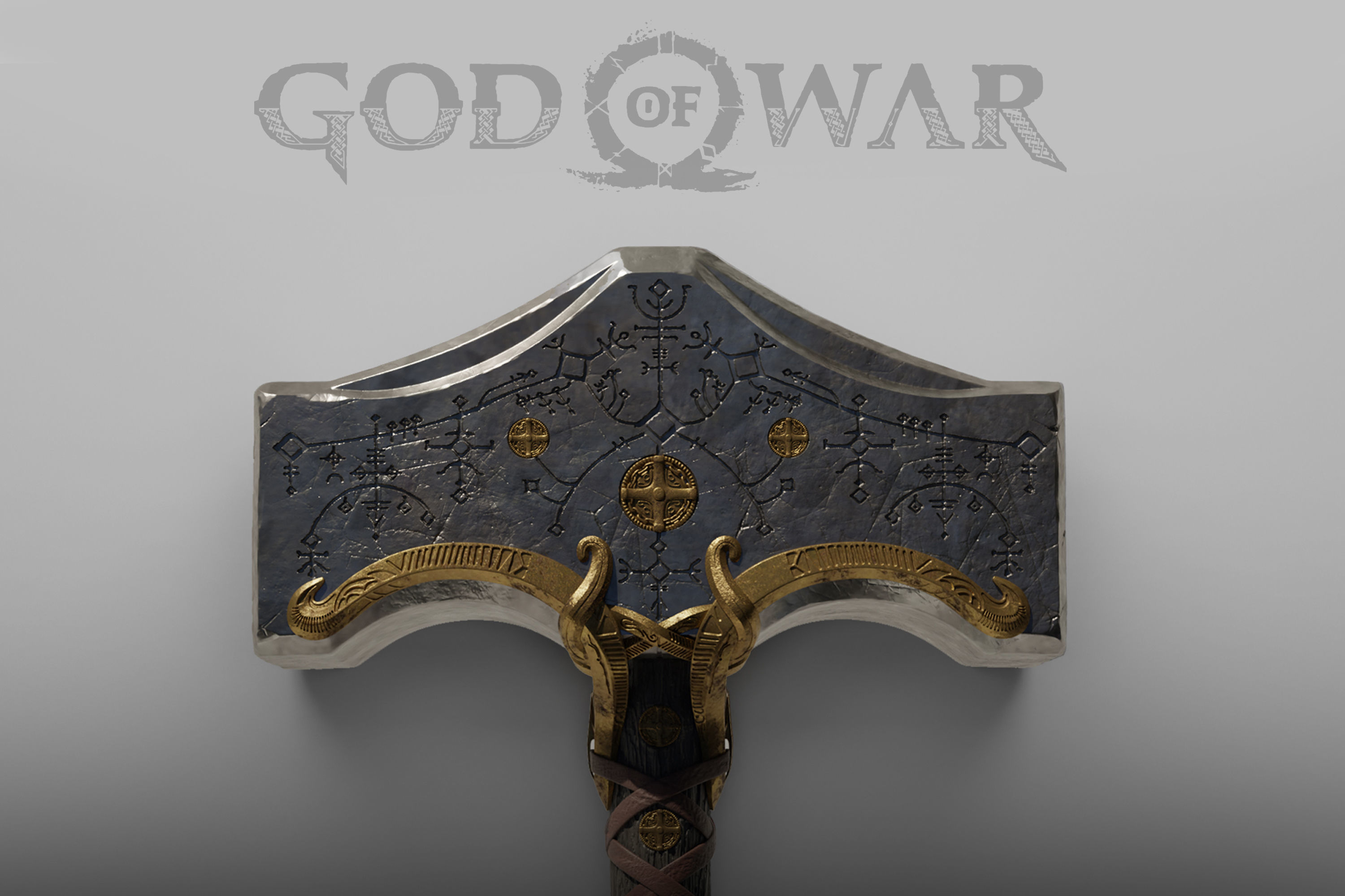 God of War - Thor mjolnir 3D model 3D printable | CGTrader