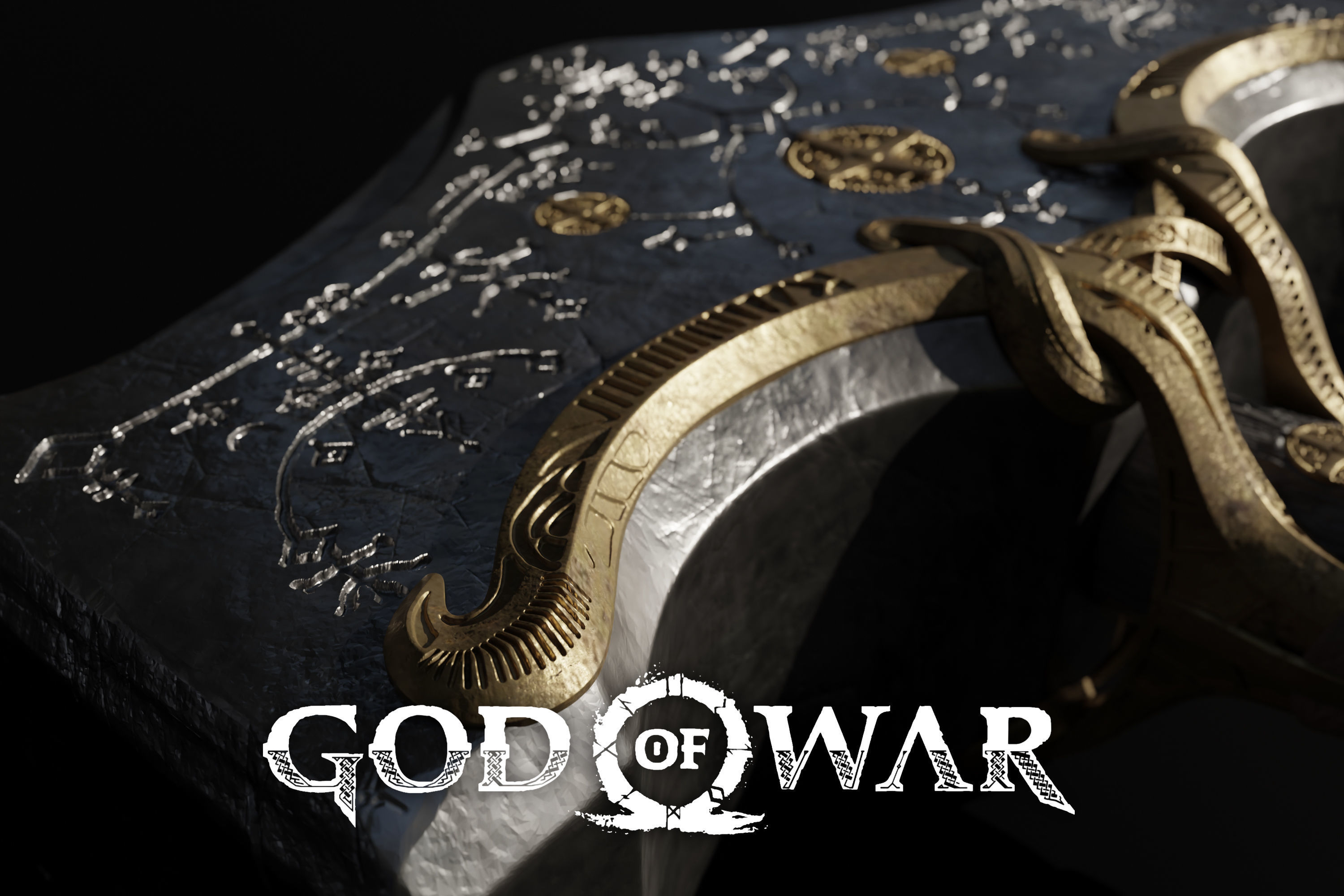 God of War - Thor mjolnir 3D model 3D printable | CGTrader