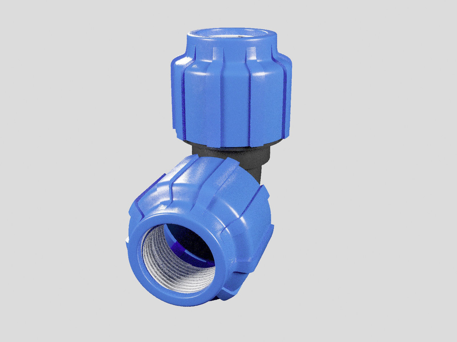 Compression fittings 3D model | CGTrader