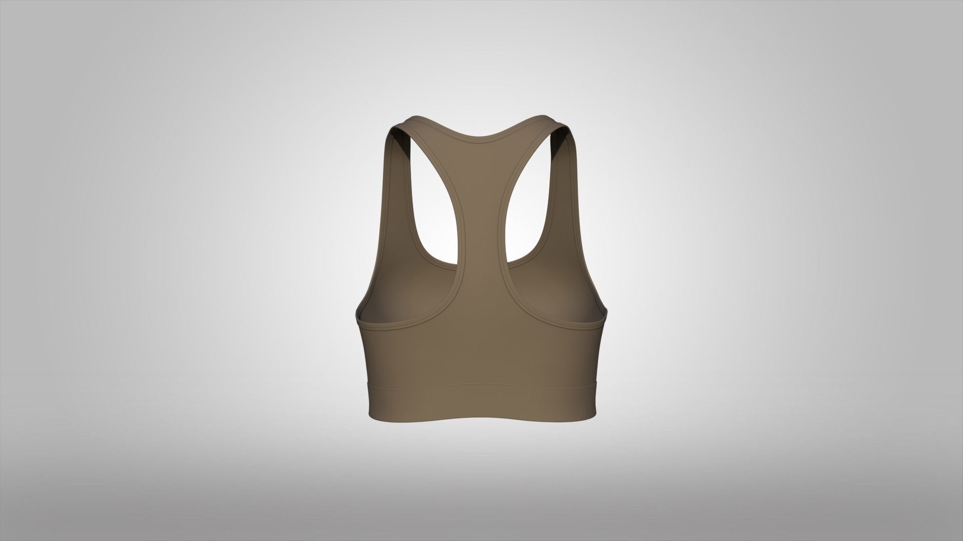Seamless Anna sports bra 3D model | CGTrader