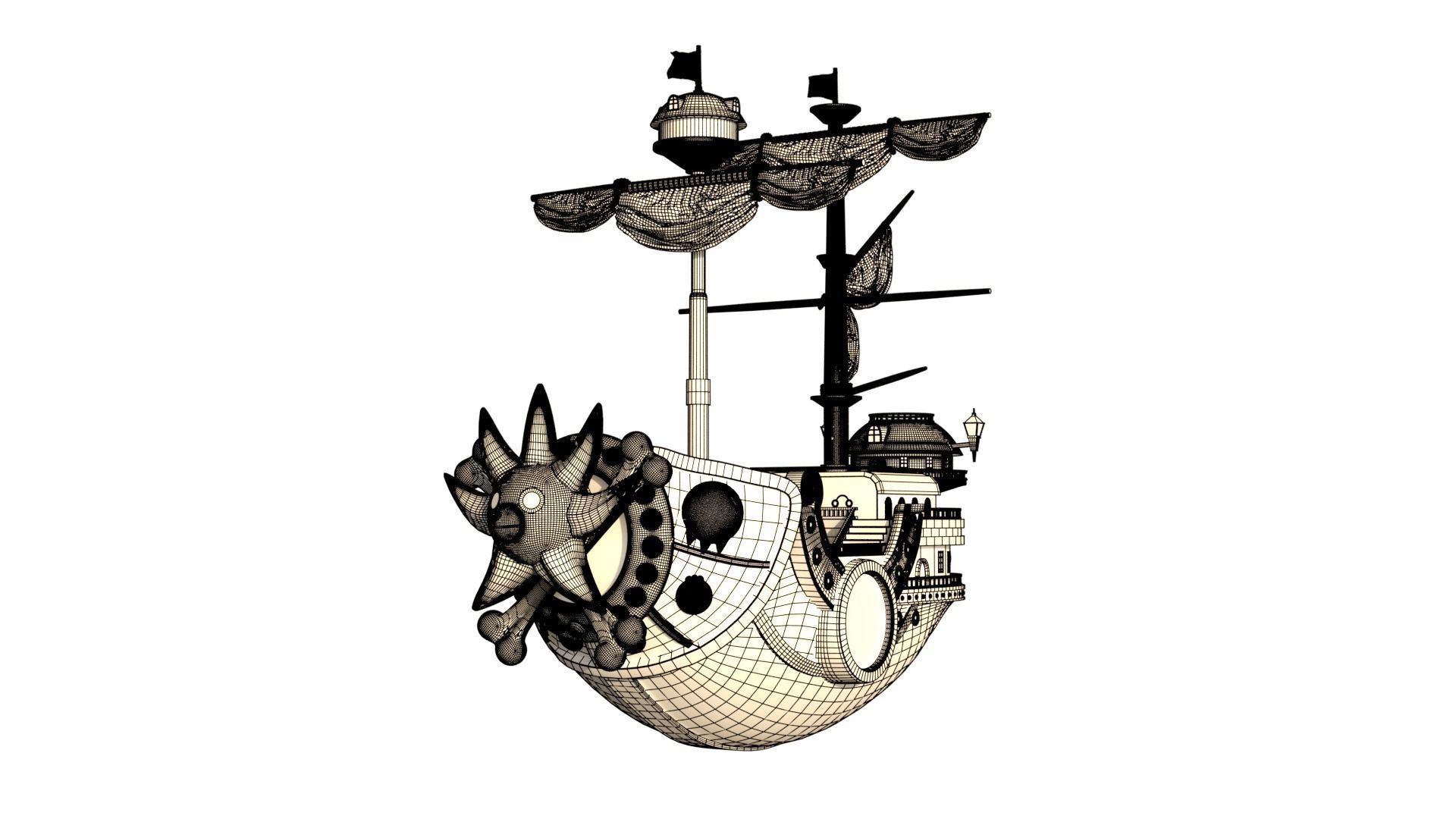 Sunny Go - One Piece 3D model | CGTrader