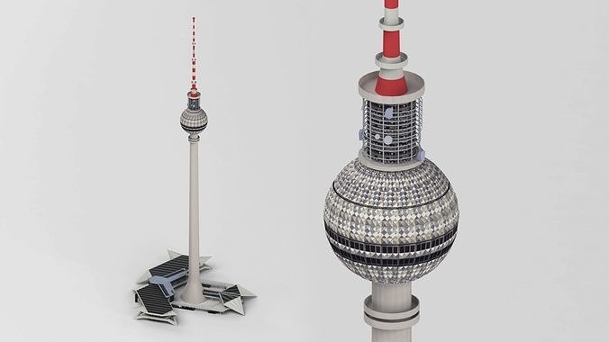 Berlin TV Tower 3D model | CGTrader