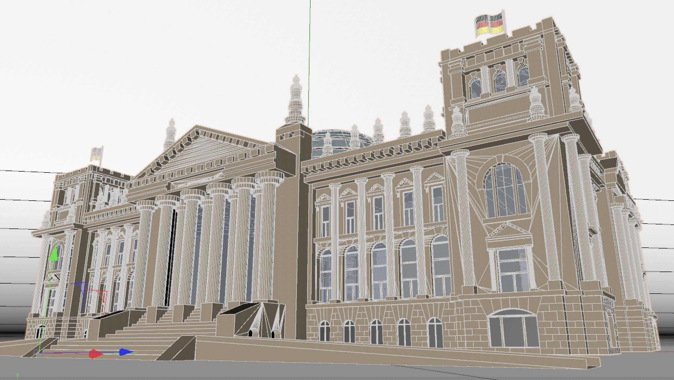 Berliner Reichstag German Parliament Building 3D model | CGTrader