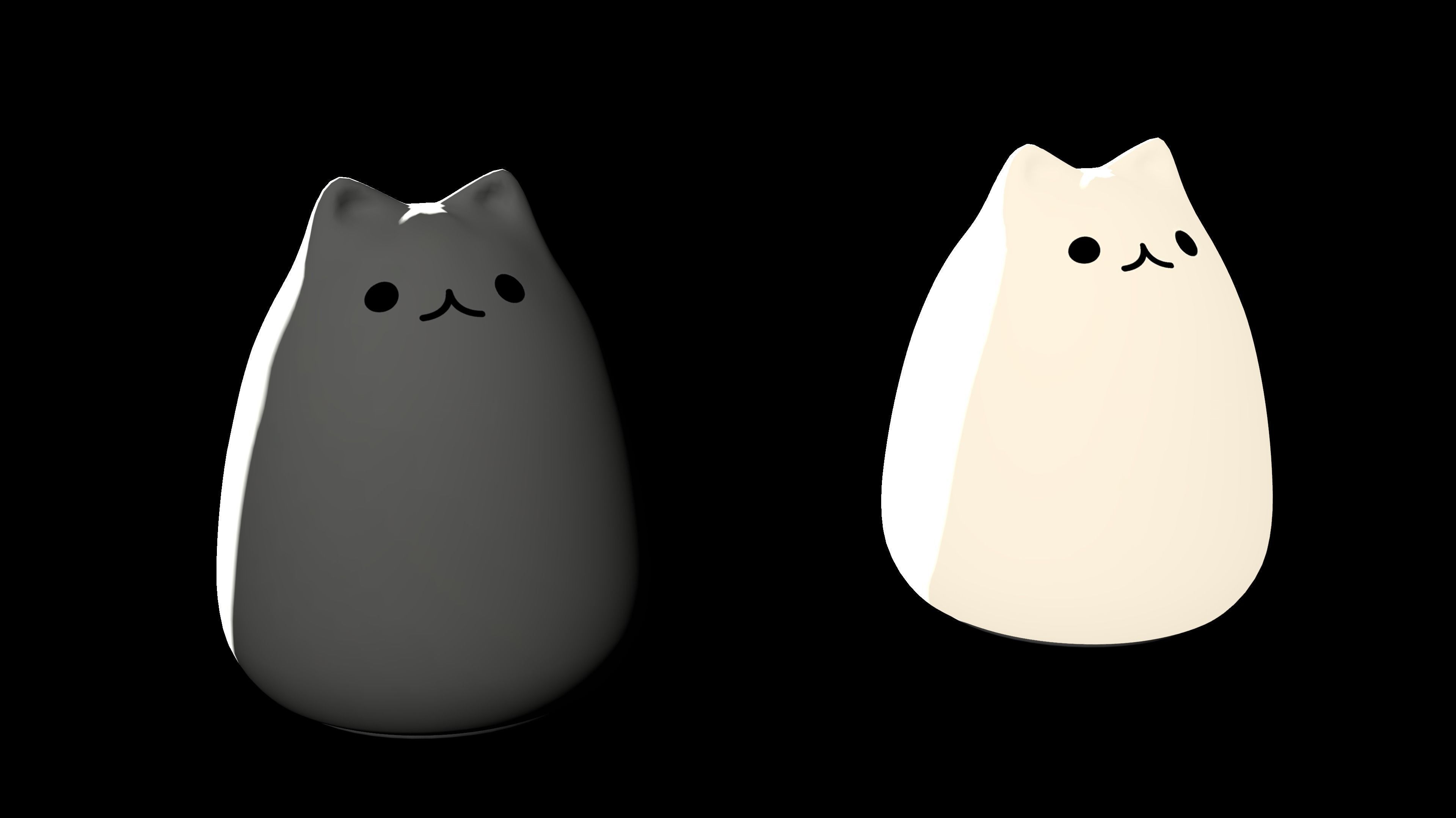 Cat Lamp free 3D model | CGTrader