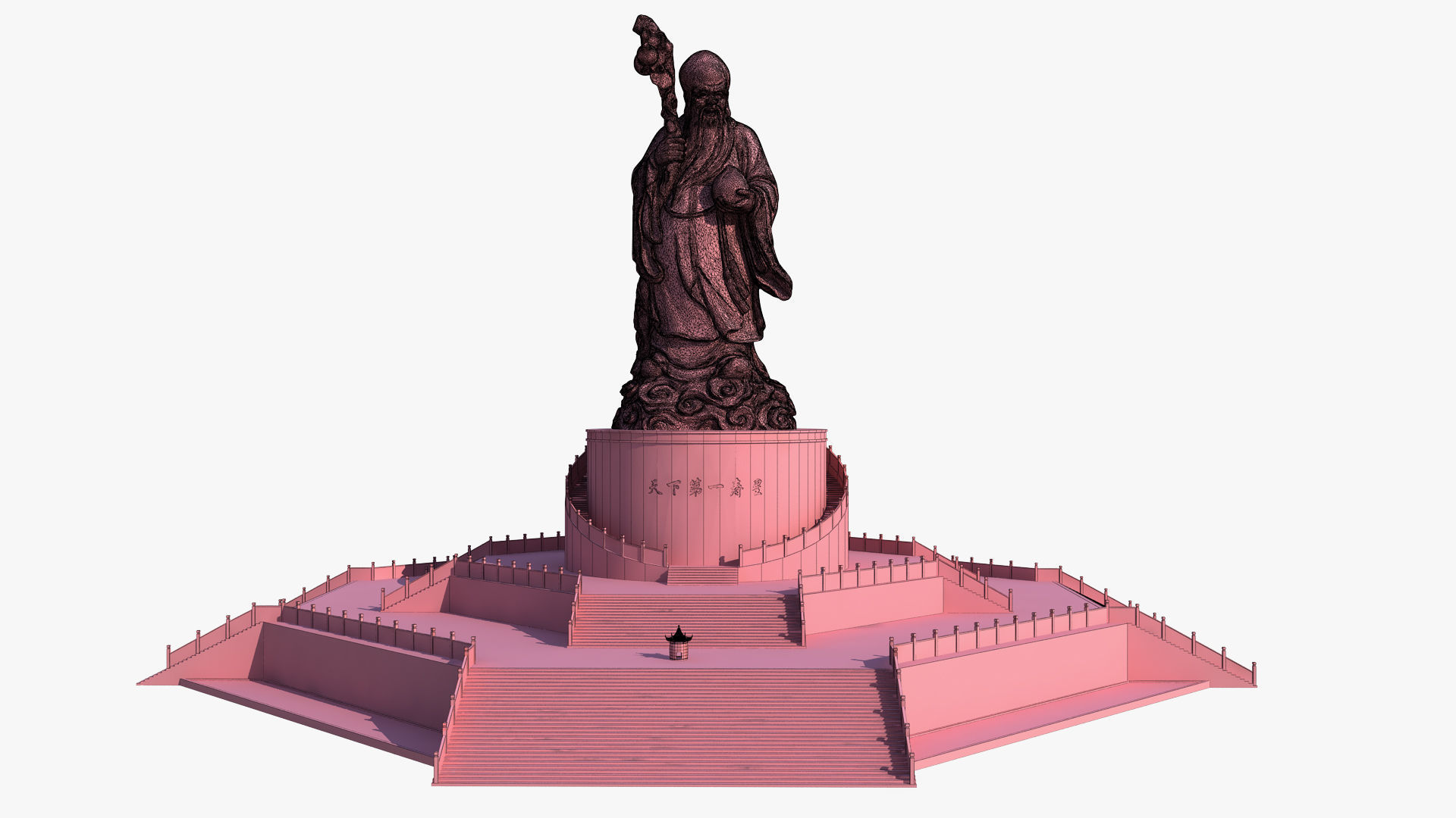Longevity Star Statue 3D model | CGTrader