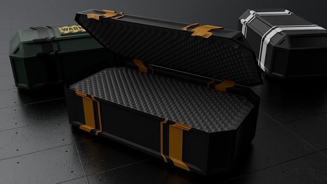 3D model Sci-Fi case VR / AR / low-poly | CGTrader