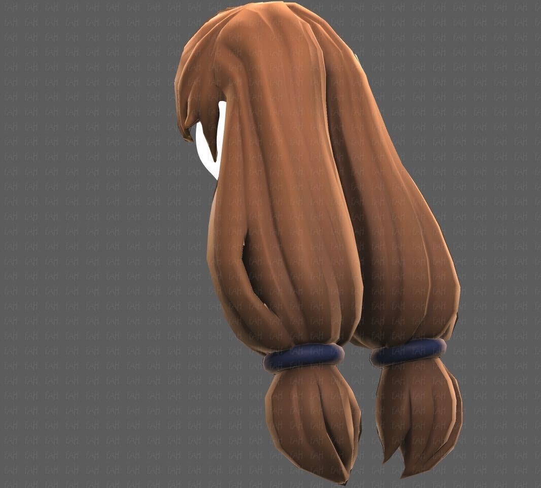 3D model Base Hair for girl V48 VR / AR / low-poly | CGTrader