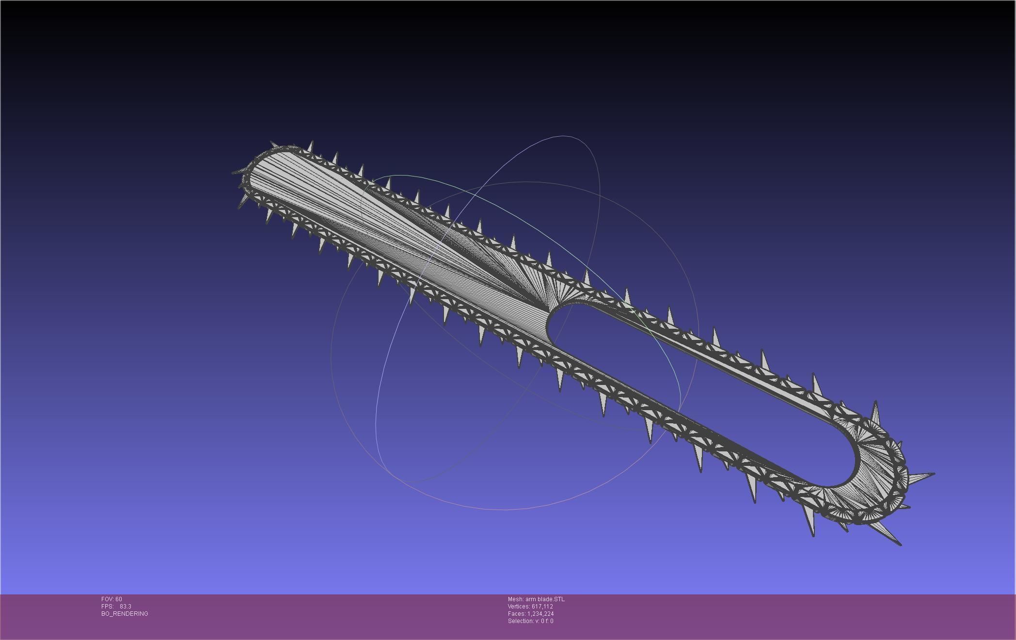 Chainsaw Man arm blade printable assembly 3D model 3D printable | CGTrader