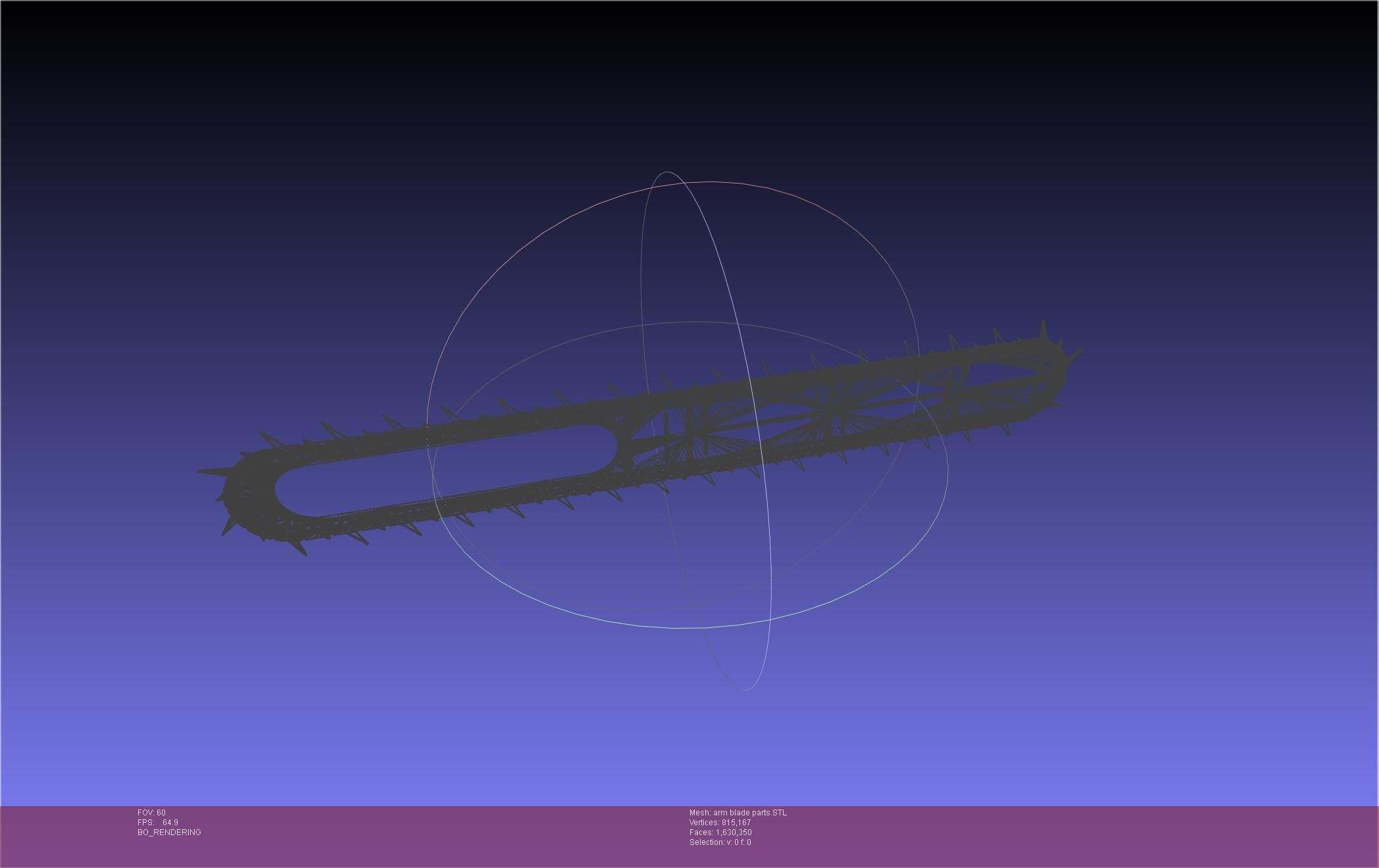 Chainsaw Man arm blade printable assembly 3D model 3D printable | CGTrader