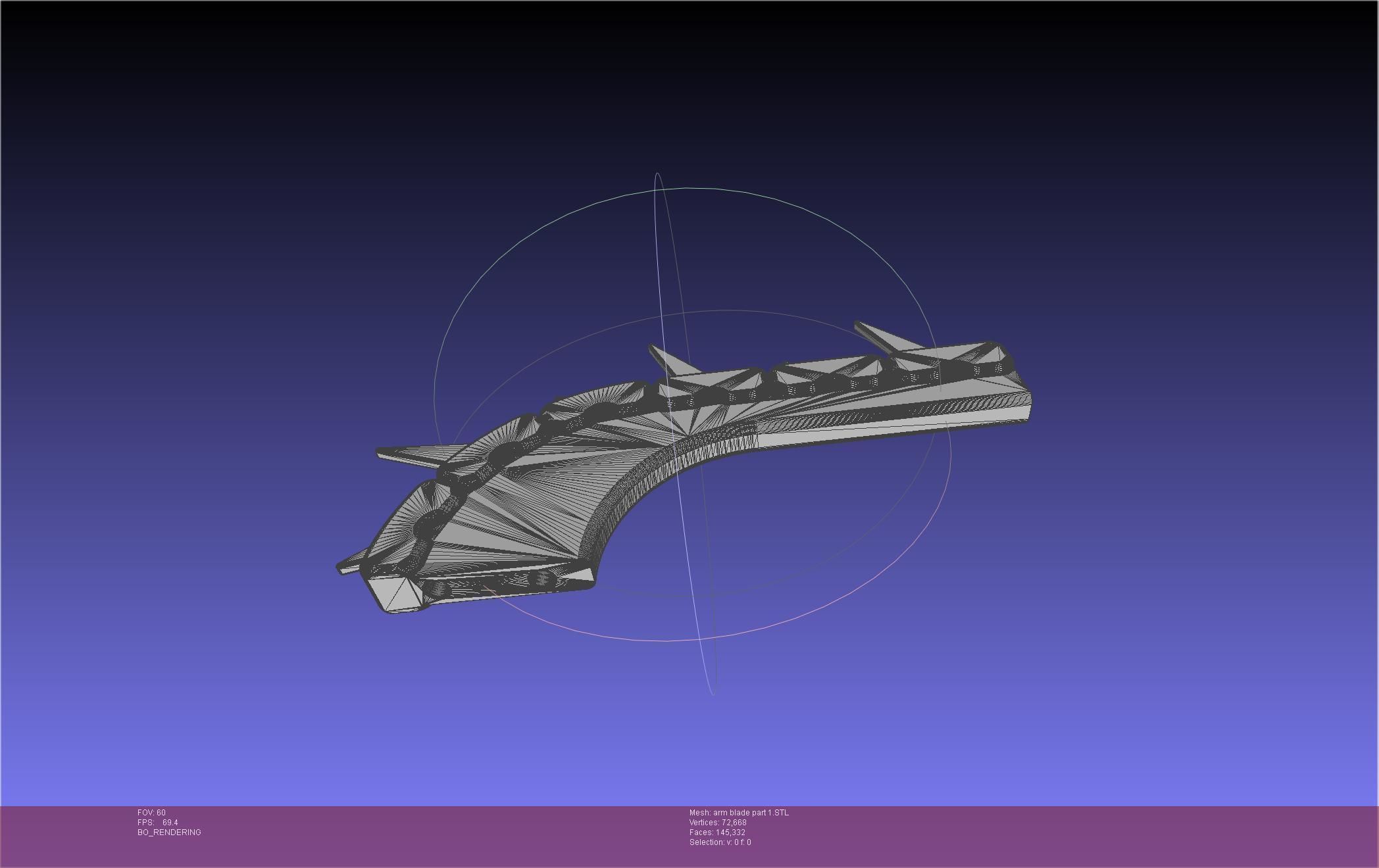 Chainsaw Man arm blade printable assembly 3D model 3D printable | CGTrader