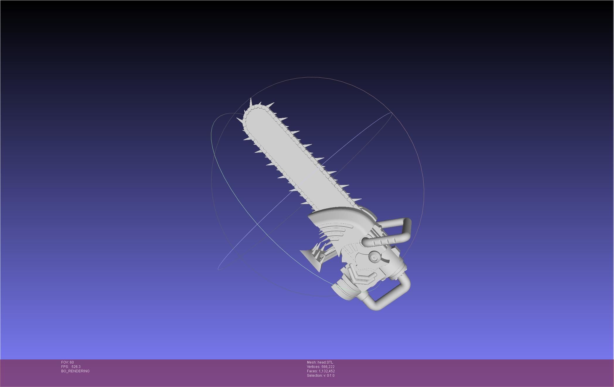 Chainsaw Man head printable assembly 3D model 3D printable | CGTrader