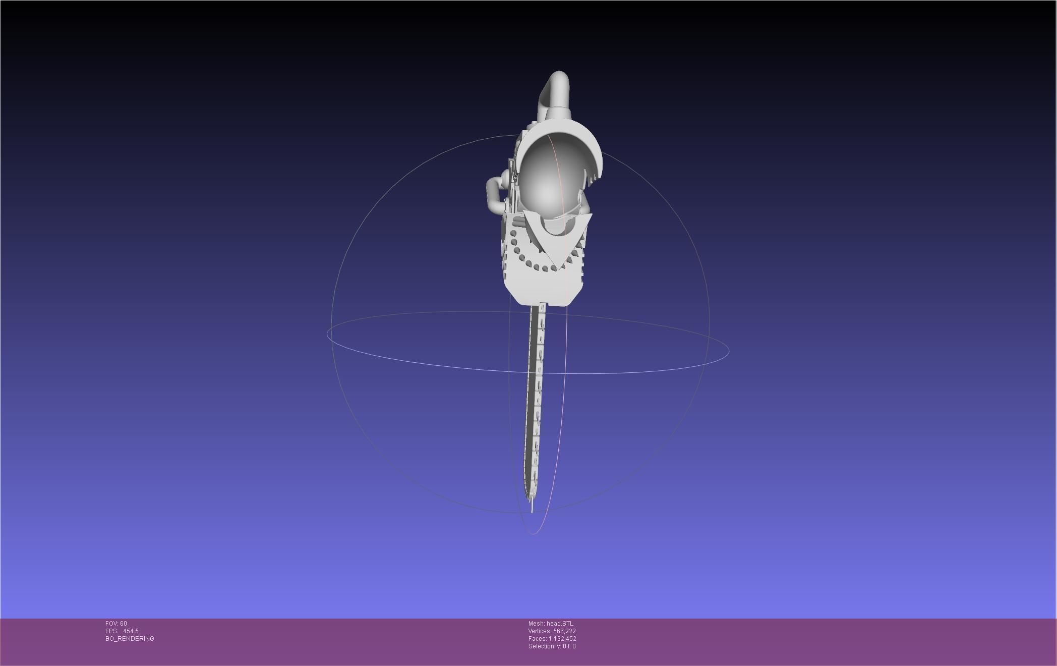 Chainsaw Man head printable assembly 3D model 3D printable | CGTrader