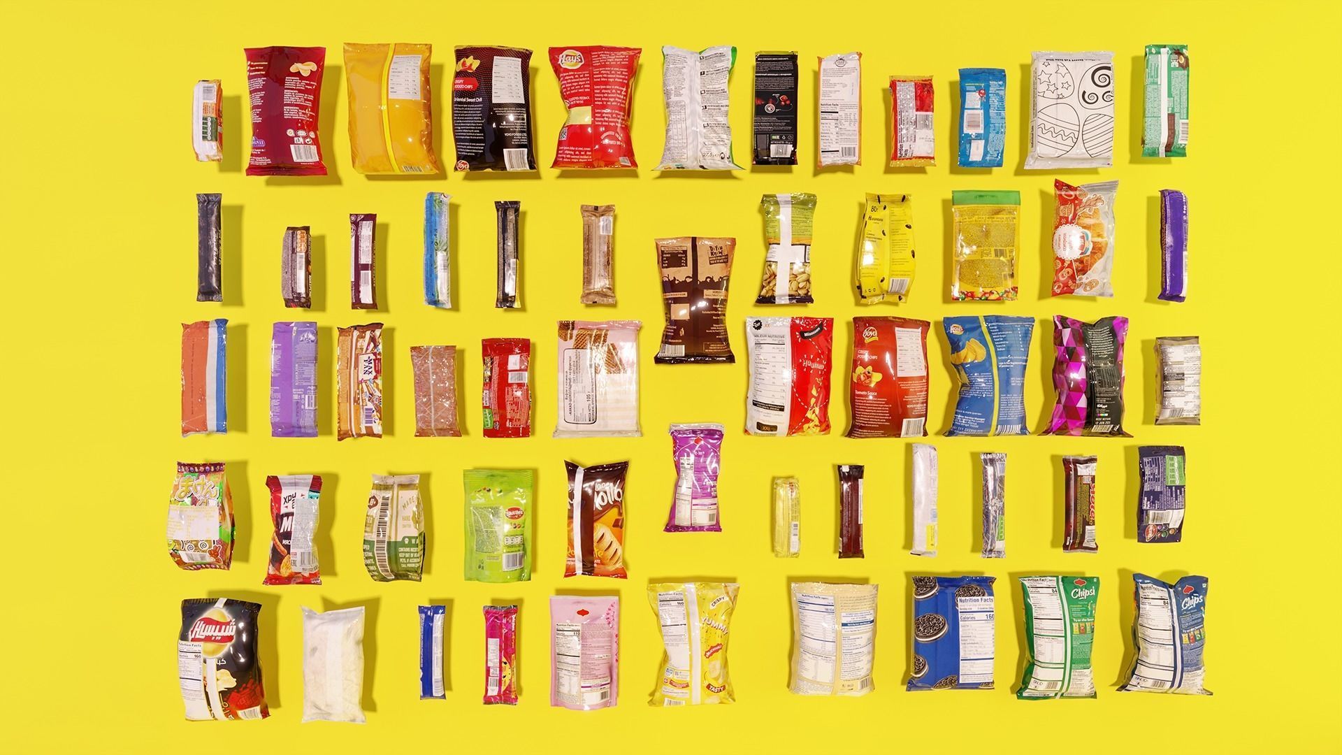 3D model Snacks bars packages VR / AR / low-poly | CGTrader