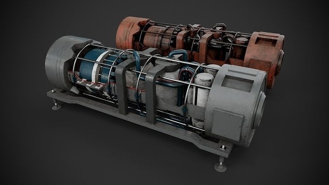 Machinery device 3D model | CGTrader