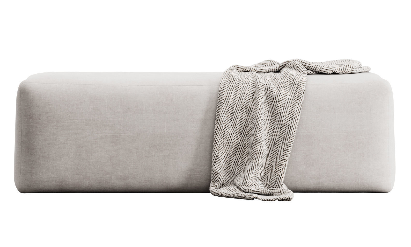 Rectangular bench 3D model | CGTrader