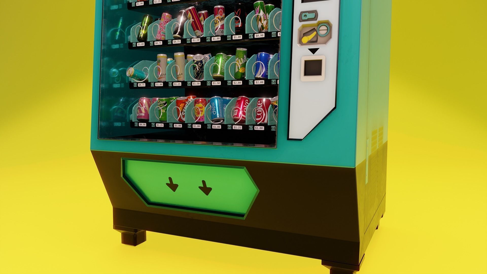 3D model Vending machine VR / AR / low-poly | CGTrader