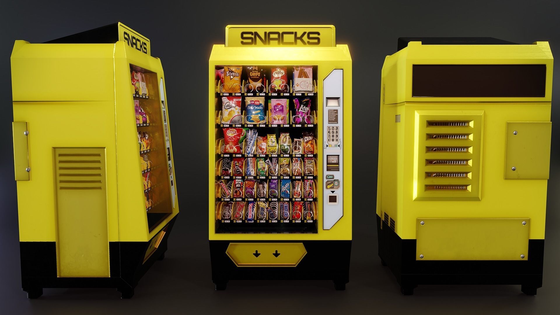 3D model Vending machine VR / AR / low-poly | CGTrader