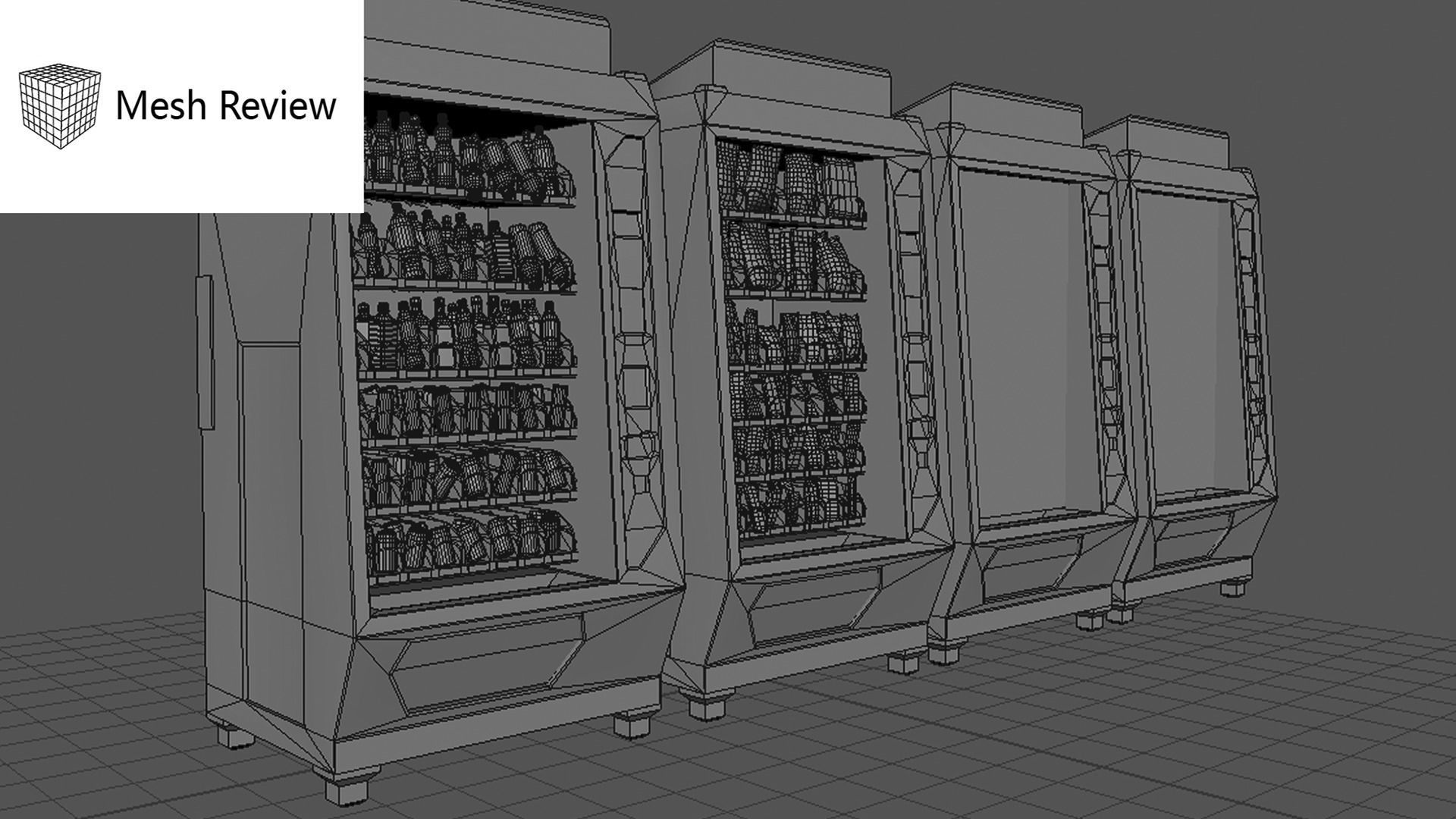 3D model Vending machine VR / AR / low-poly | CGTrader