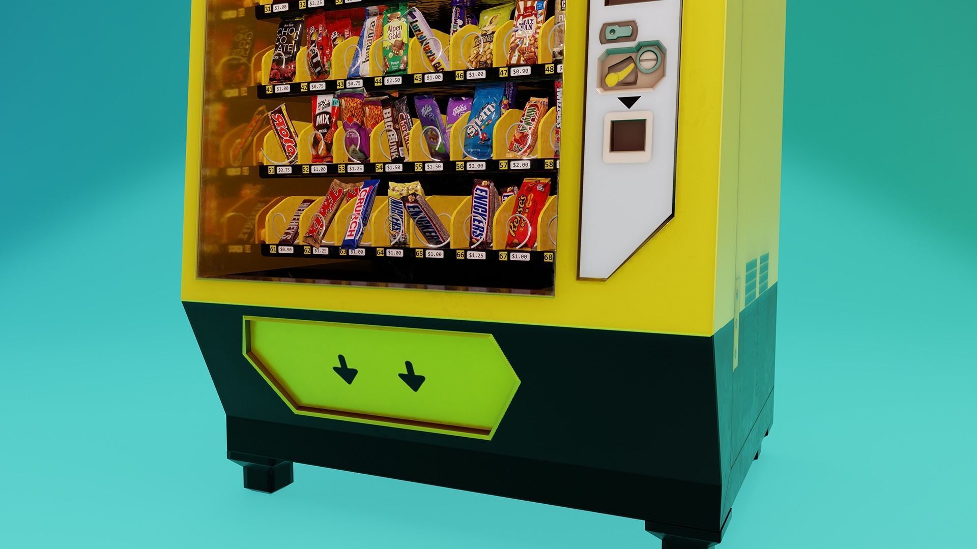 3D model Vending machine VR / AR / low-poly | CGTrader