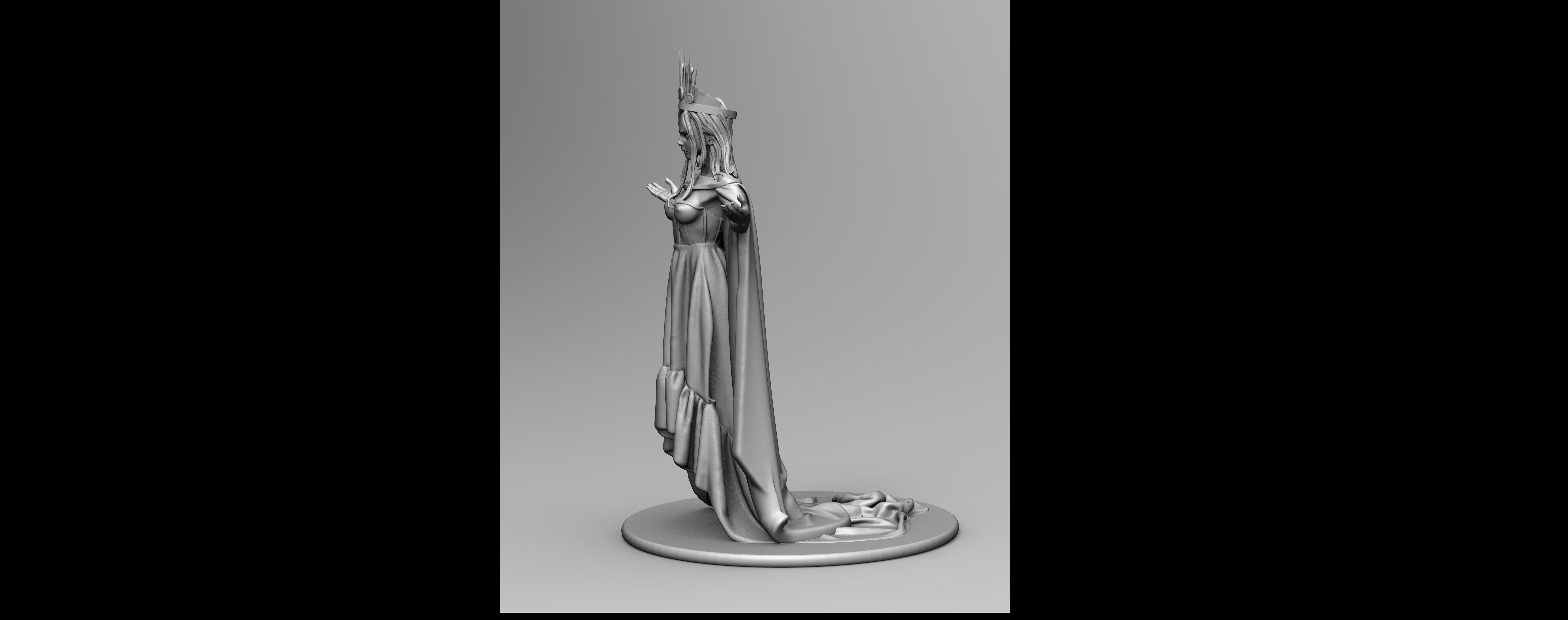 Levitating Evil Queen 3D model 3D printable | CGTrader