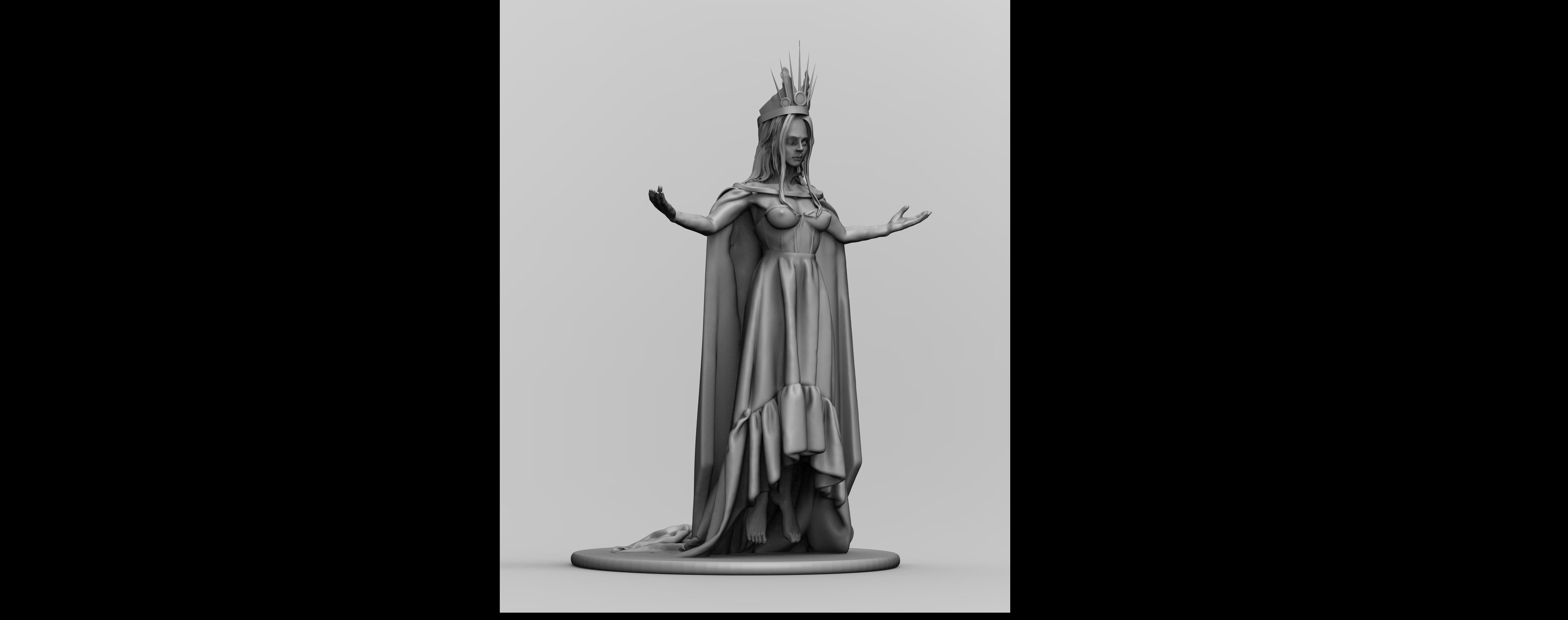 Levitating Evil Queen 3D model 3D printable | CGTrader