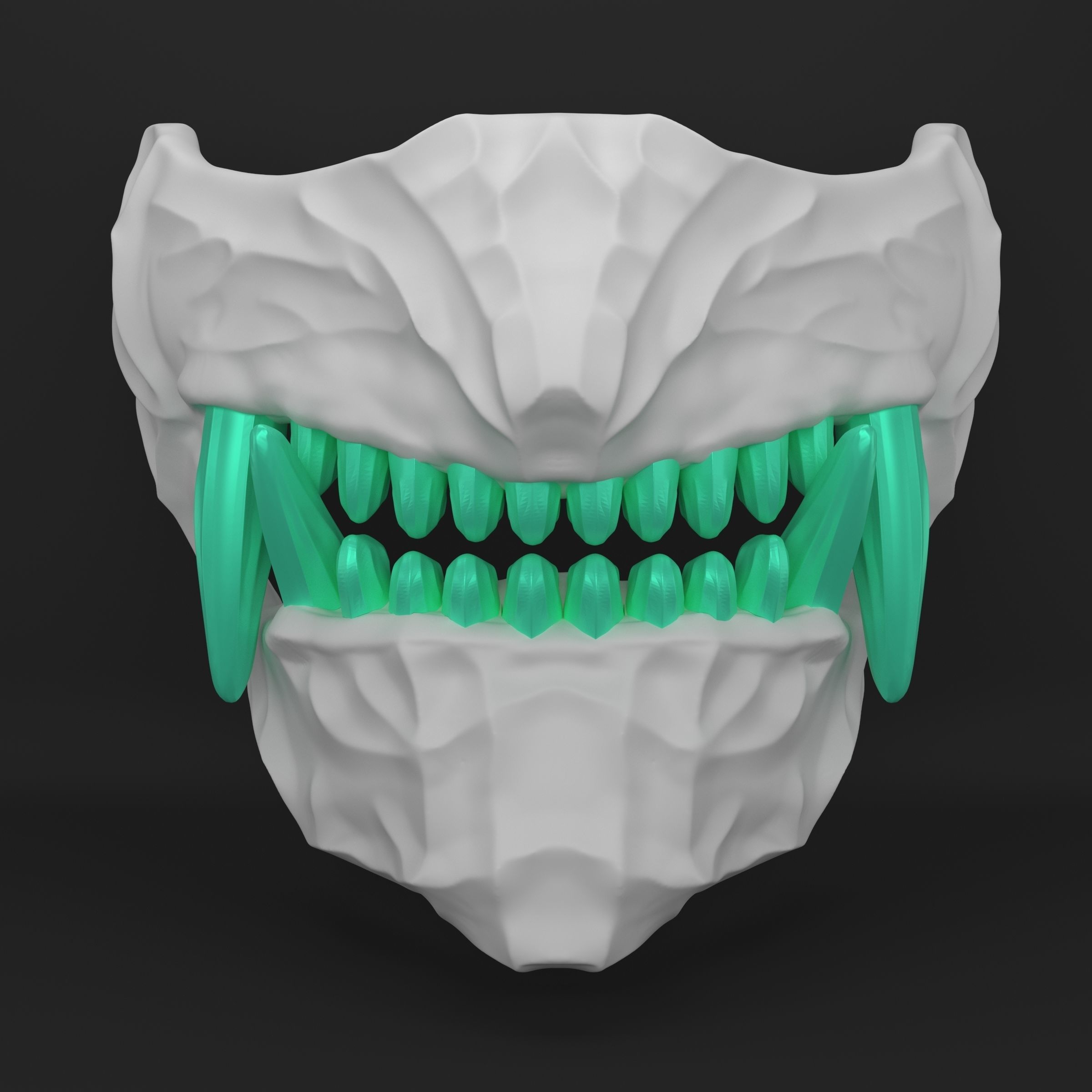 Samurai Masks STLs 4 in 1 Bundle 3D model 3D printable | CGTrader