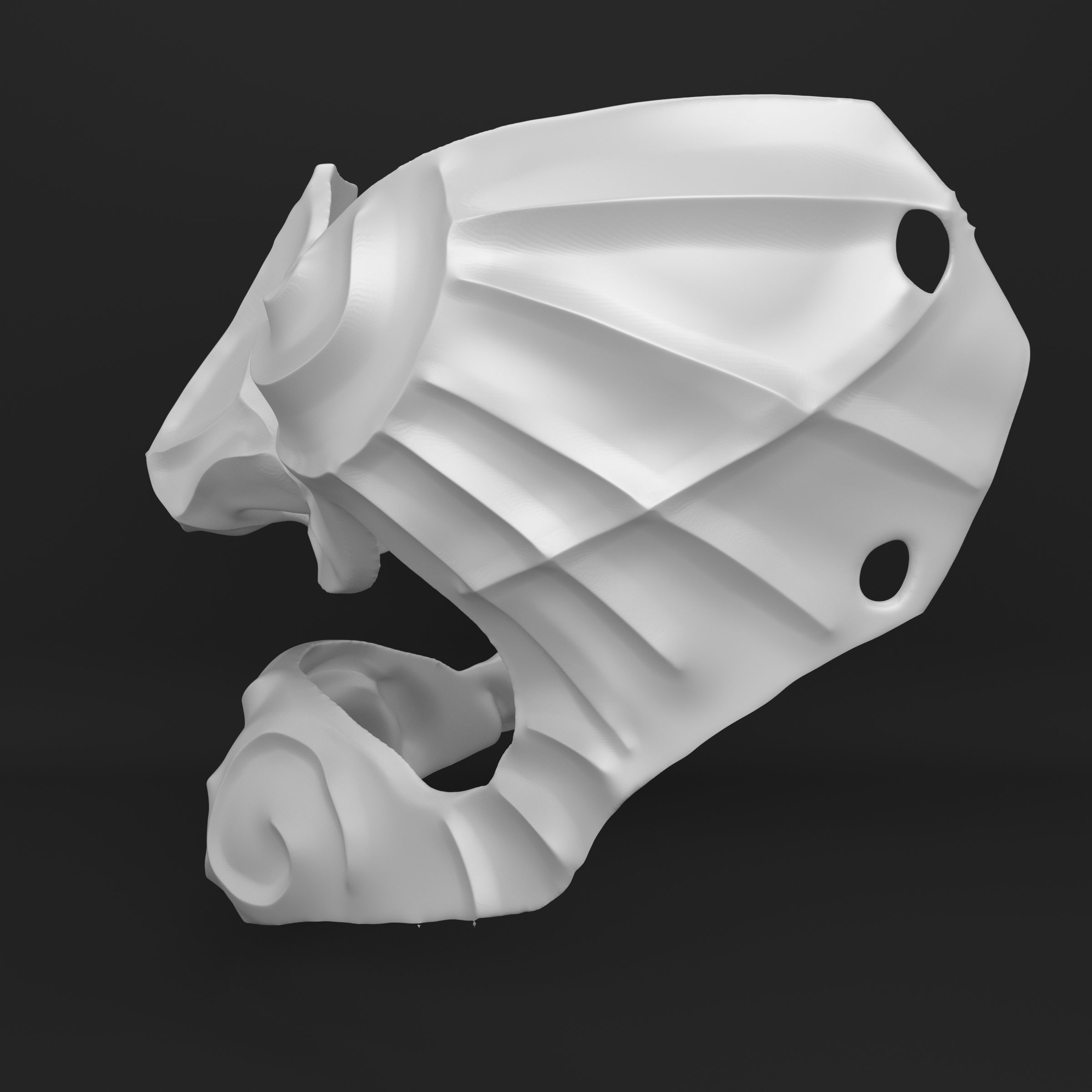 Samurai Masks STLs 4 in 1 Bundle 3D model 3D printable | CGTrader