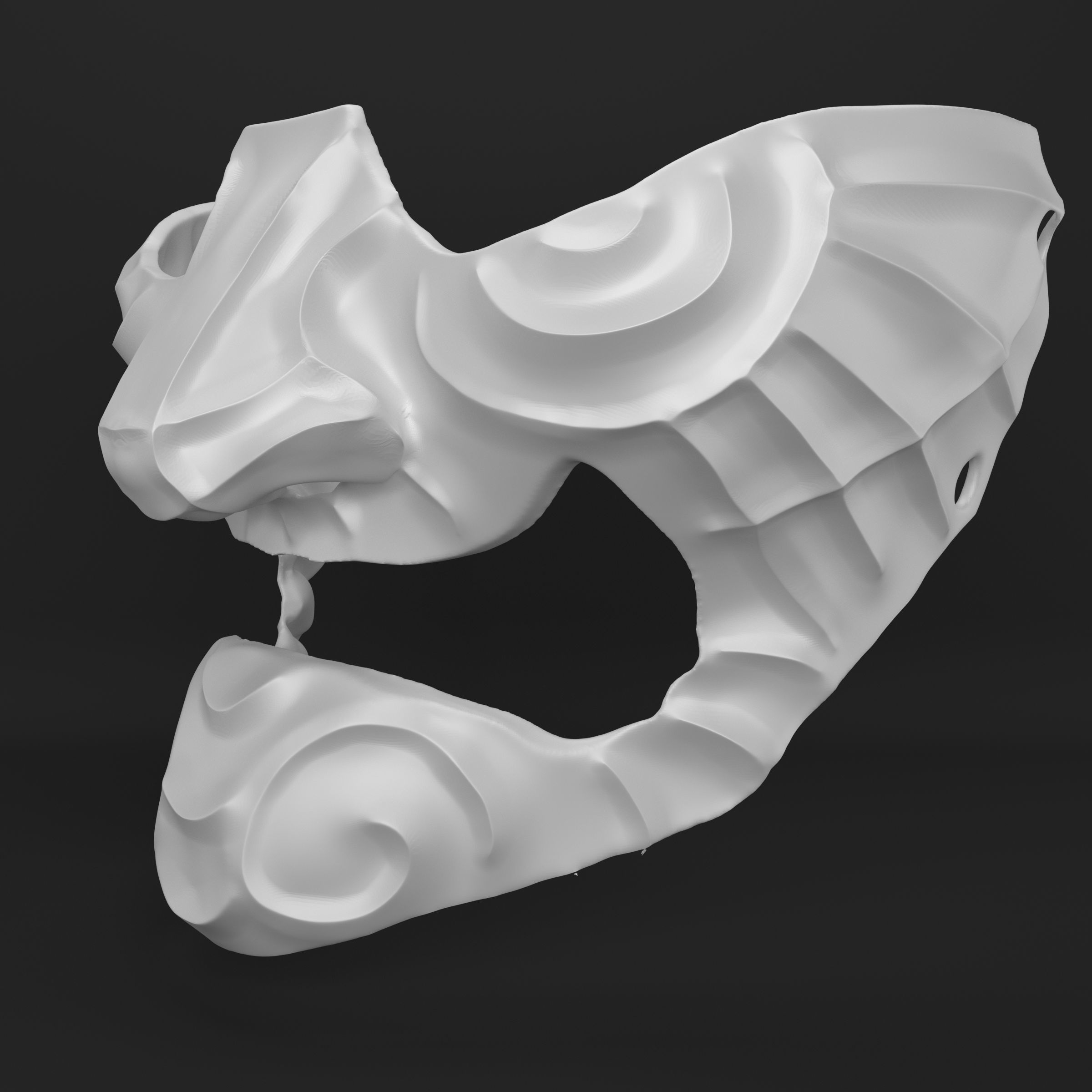 Samurai Masks STLs 4 in 1 Bundle 3D model 3D printable | CGTrader