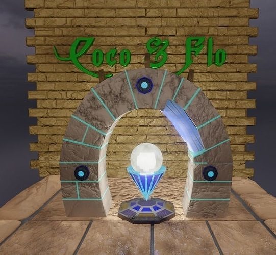 game portal free 3D model | CGTrader