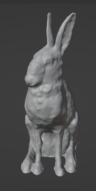 3D model Realistic Hare Statue VR / AR / low-poly | CGTrader